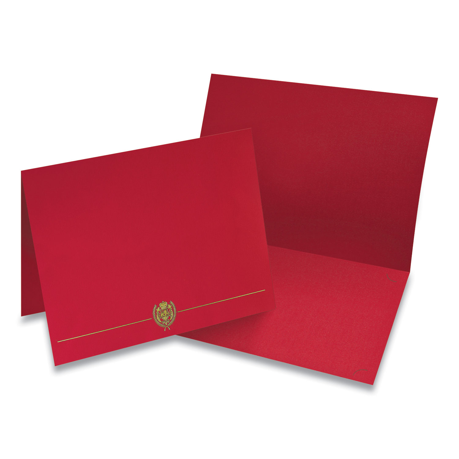 Great Papers!® Classic Crest Certificate Covers, 9.38 x 12, Red, 5/Pack ...