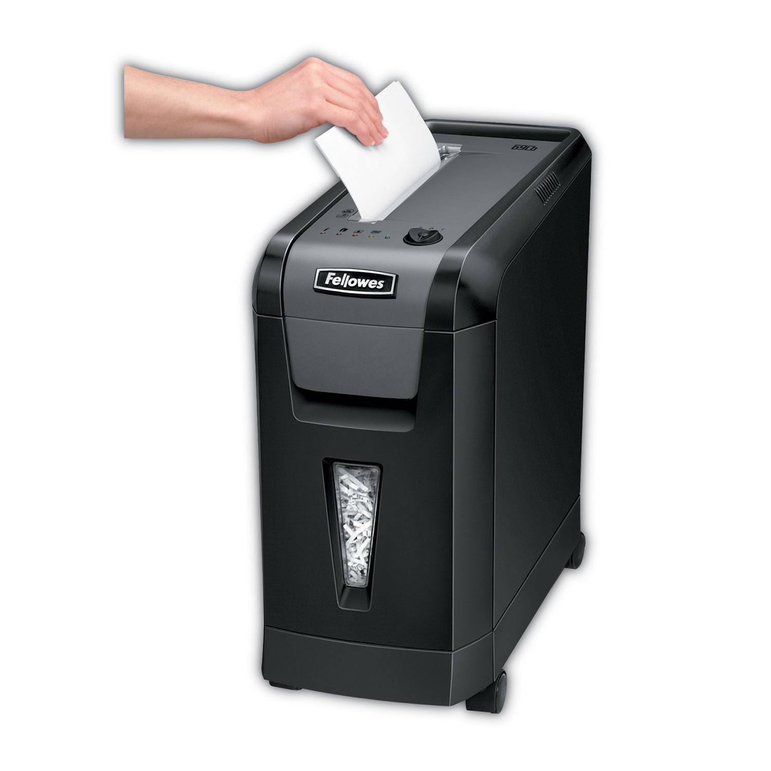 FEL3343301 Fellowes Powershred 69Cb Deskside Cross-Cut Shredder - Zuma