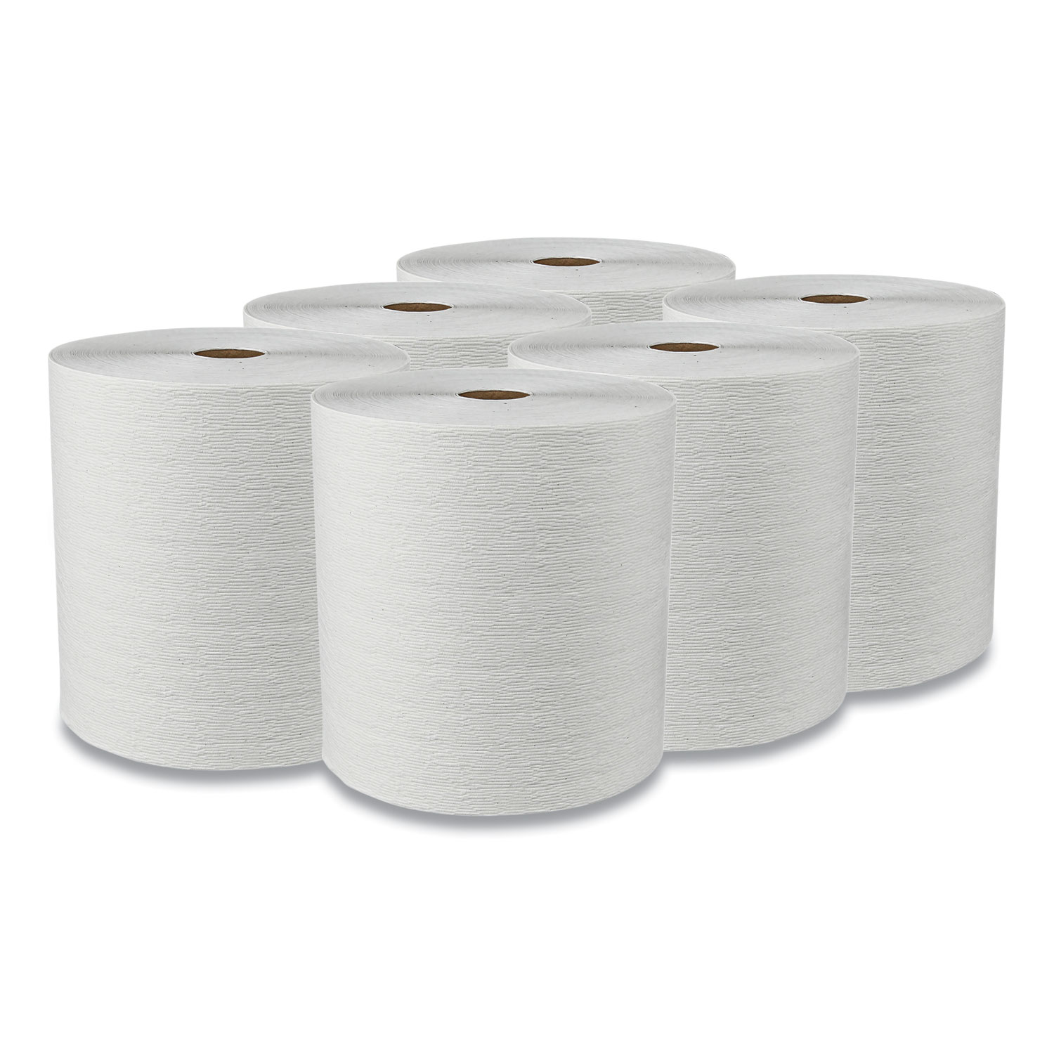 Hard Roll Paper Towels with Premium Absorbency Pockets, 8" x 600 ft, 1. ...