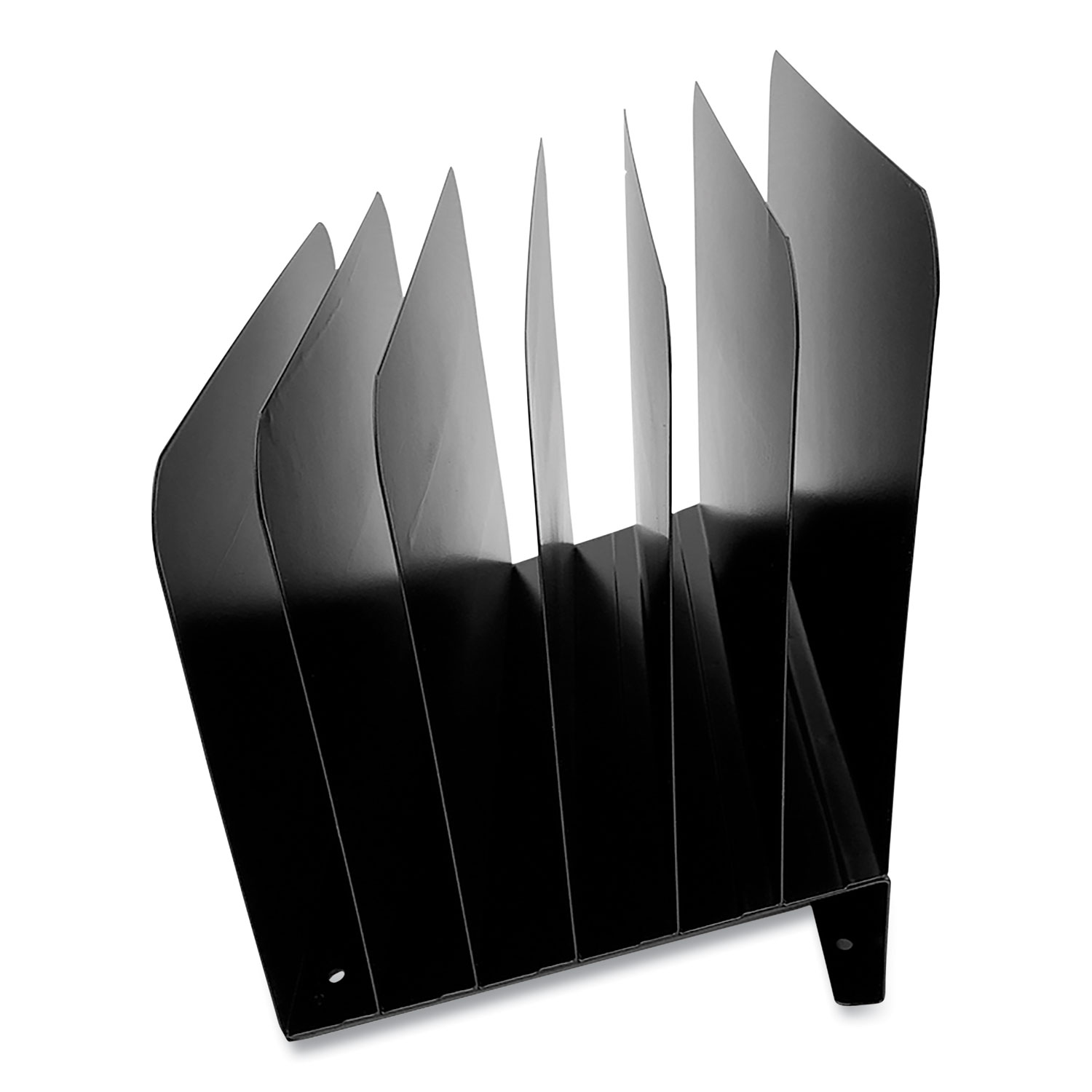 Huron Steel Vertical File Organizer, Inclined, 6 Sections, Letter Size ...