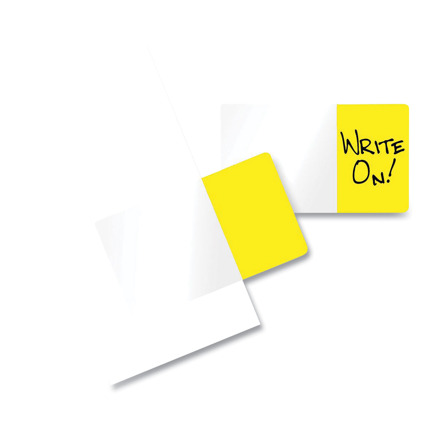 Redi-Tag® Easy-To-Read Self-Stick Index Tabs, Yellow, 50/Pack ...