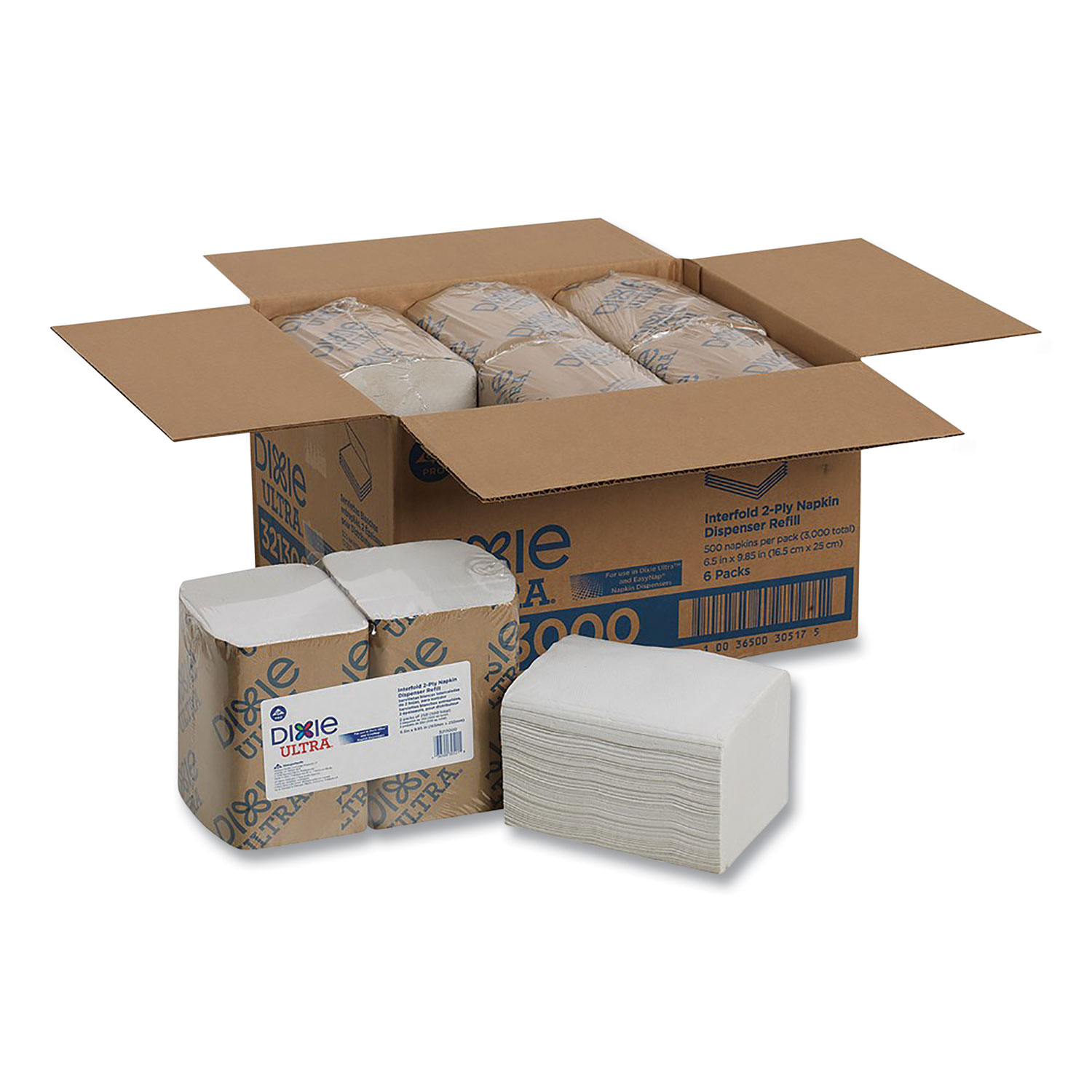 GPC3213000 Dixie® Ultra® Interfold Napkin Refills - Zuma