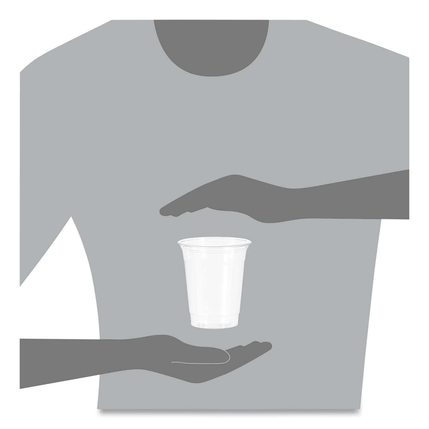 SOLO® Ultra Clear PET Cups, Practical Fill, 12 oz to 14 oz, Plastic, 50 ...