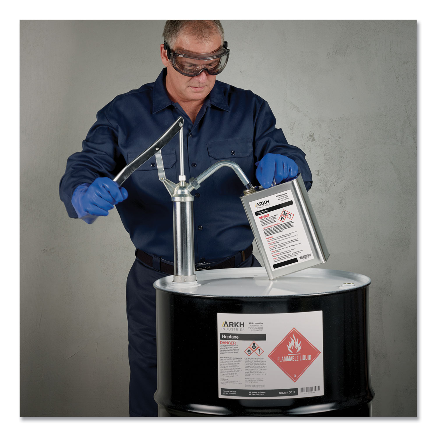 UltraDuty GHS Chemical Waterproof and UV Resistant Labels, 4.75 x 7.75 ...