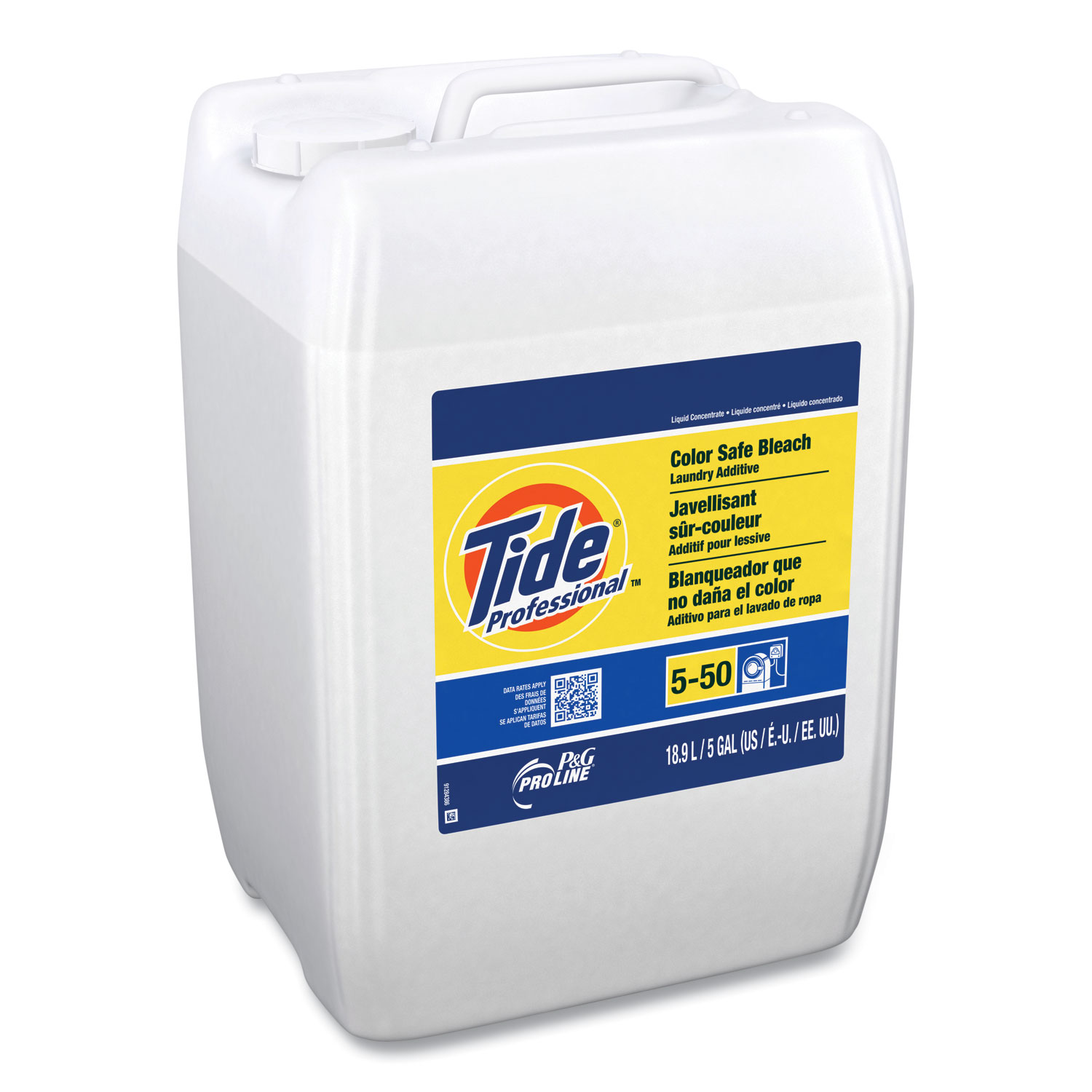 Tide® Professional™ Color Safe Bleach Laundry Additive, 5 gal Closed ...