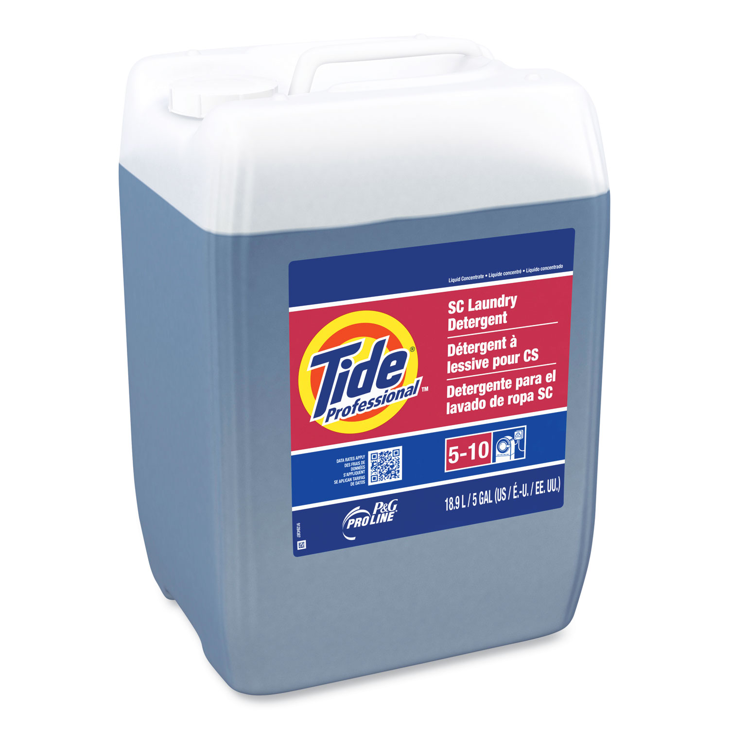 Tide® Professional™ SC Laundry Detergent, 5 gal Closed-Loop Container ...