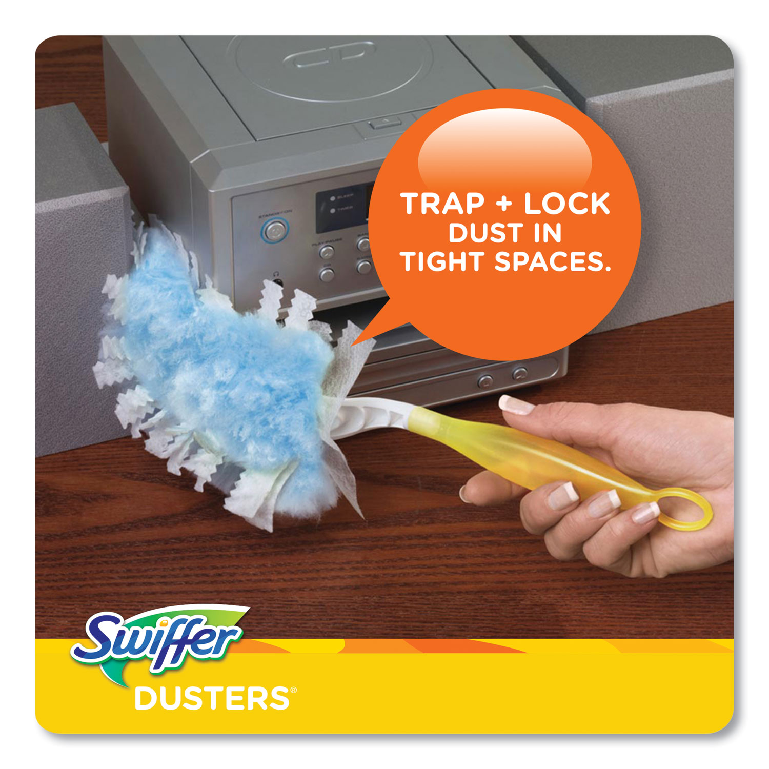 Swiffer® Dusters Refill, Dust Lock Fiber, Unscented, Light Blue, 10/Box ...