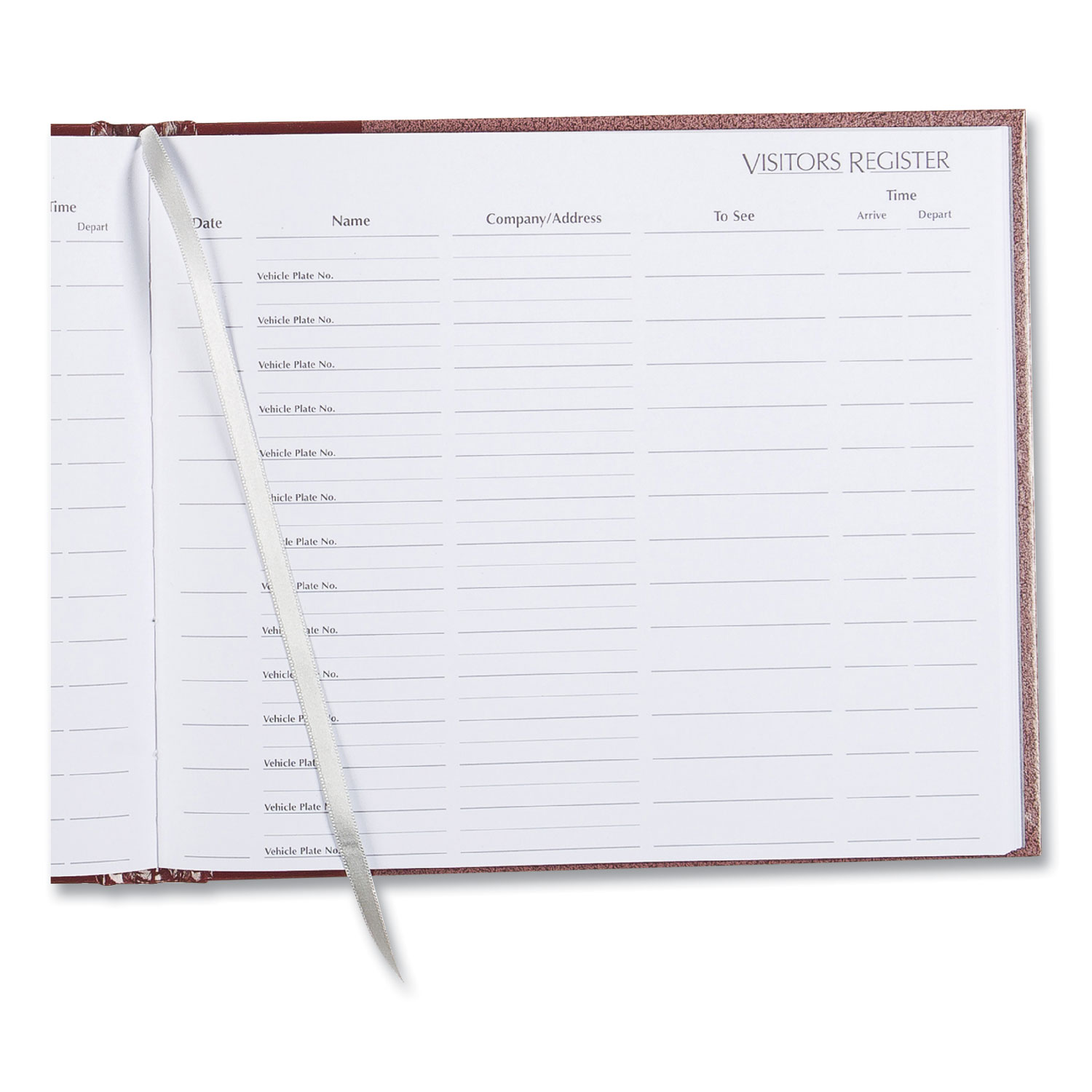 RED57803 National® Visitor Register Book - Zuma