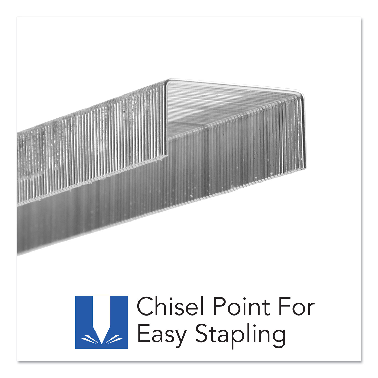 S.F. 1 Standard Staples, 0.25" Leg, 0.5" Crown, Steel, 5,000/Pack, 5 ...
