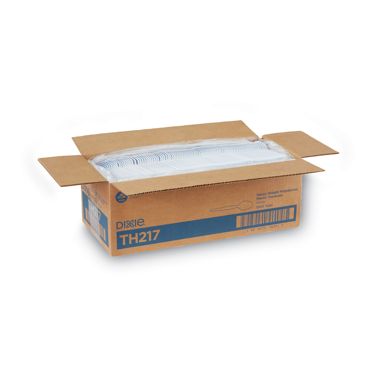 Dixie® Plastic Cutlery, Heavyweight Spoon, White, 1,000/Carton ...