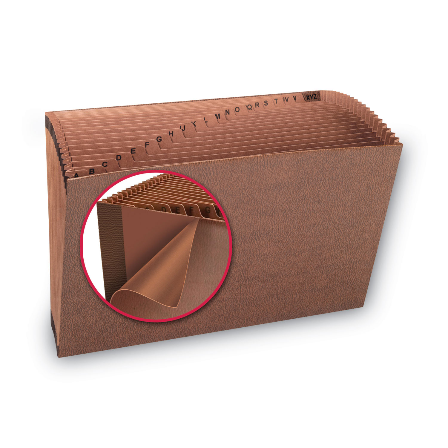 TUFF Expanding Open-Top Stadium File, 21 Sections, 1/21-Cut Tabs, Legal ...