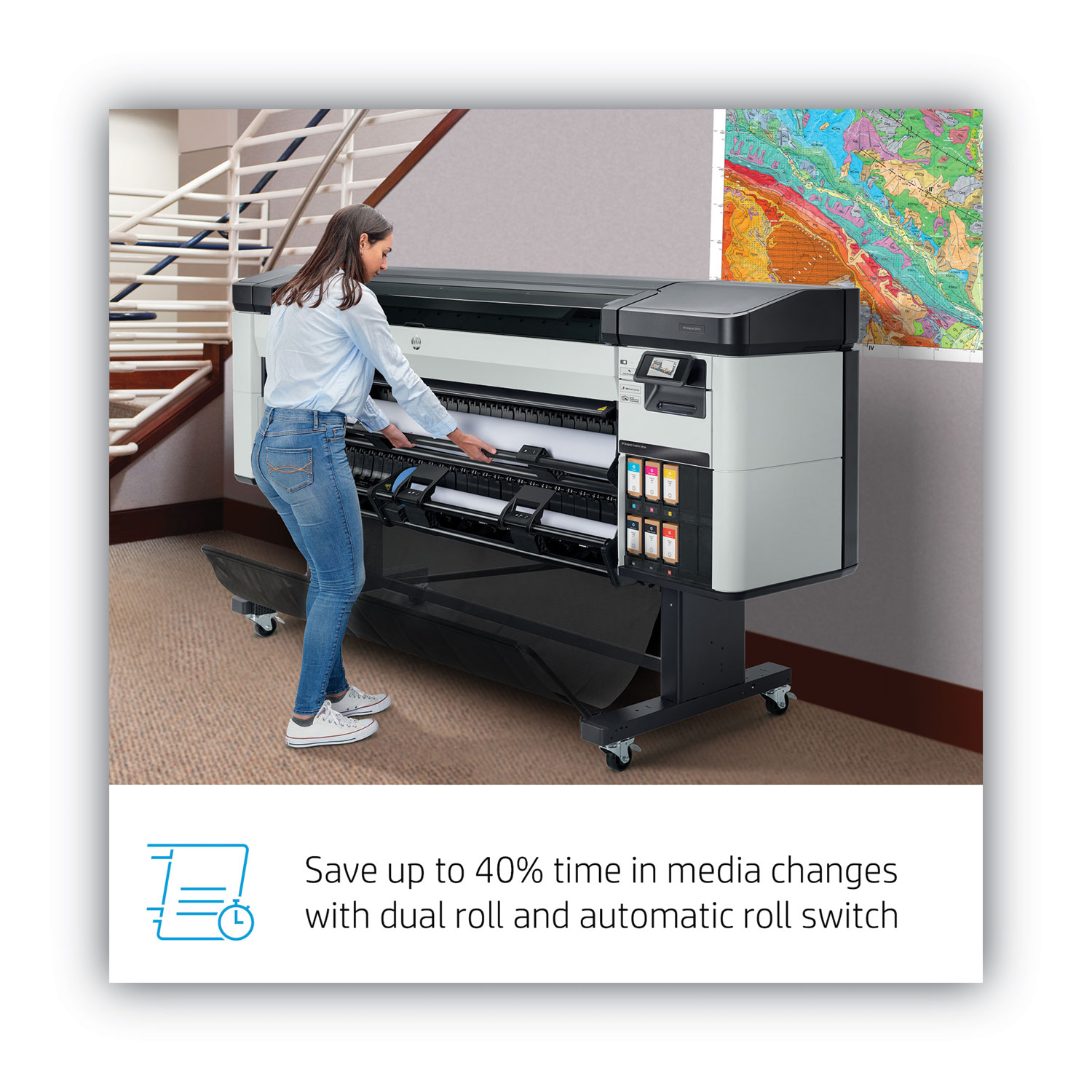 HP DesignJet Z6 Pro 64" Wireless Wide Format Inkjet Printer ; | Coastal ...