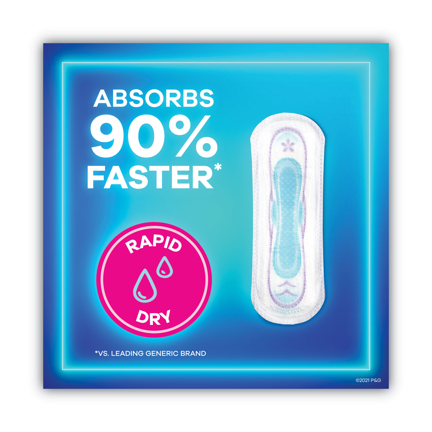 Ultra Thin Pads, Size 2, Super Long, Super Absorbency, 40/Pack ...