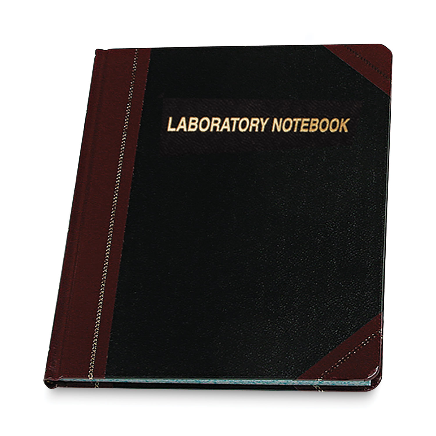 Laboratory Notebook, Data/Lab-Record Format, Black/Red Cover, (150) 10. ...