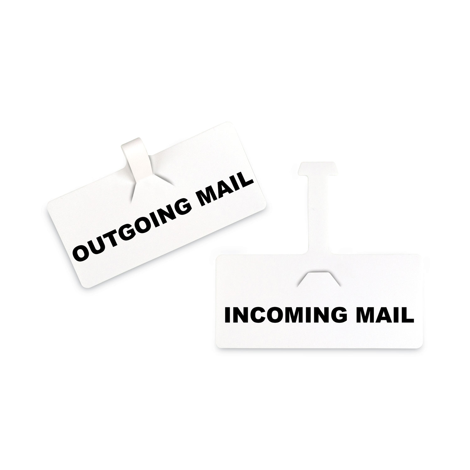 C-Line® Wire Rack Shelf Tag, Side Load, 3.5 x 1.5, White, 10/Pack ...