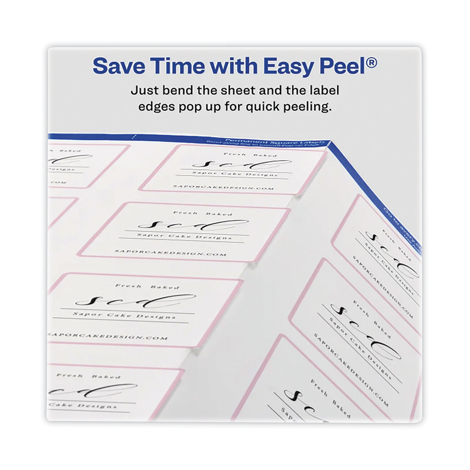 Avery® Laser/Inkjet Media Labels, Inkjet/Laser Printers, 2 x 2, White ...