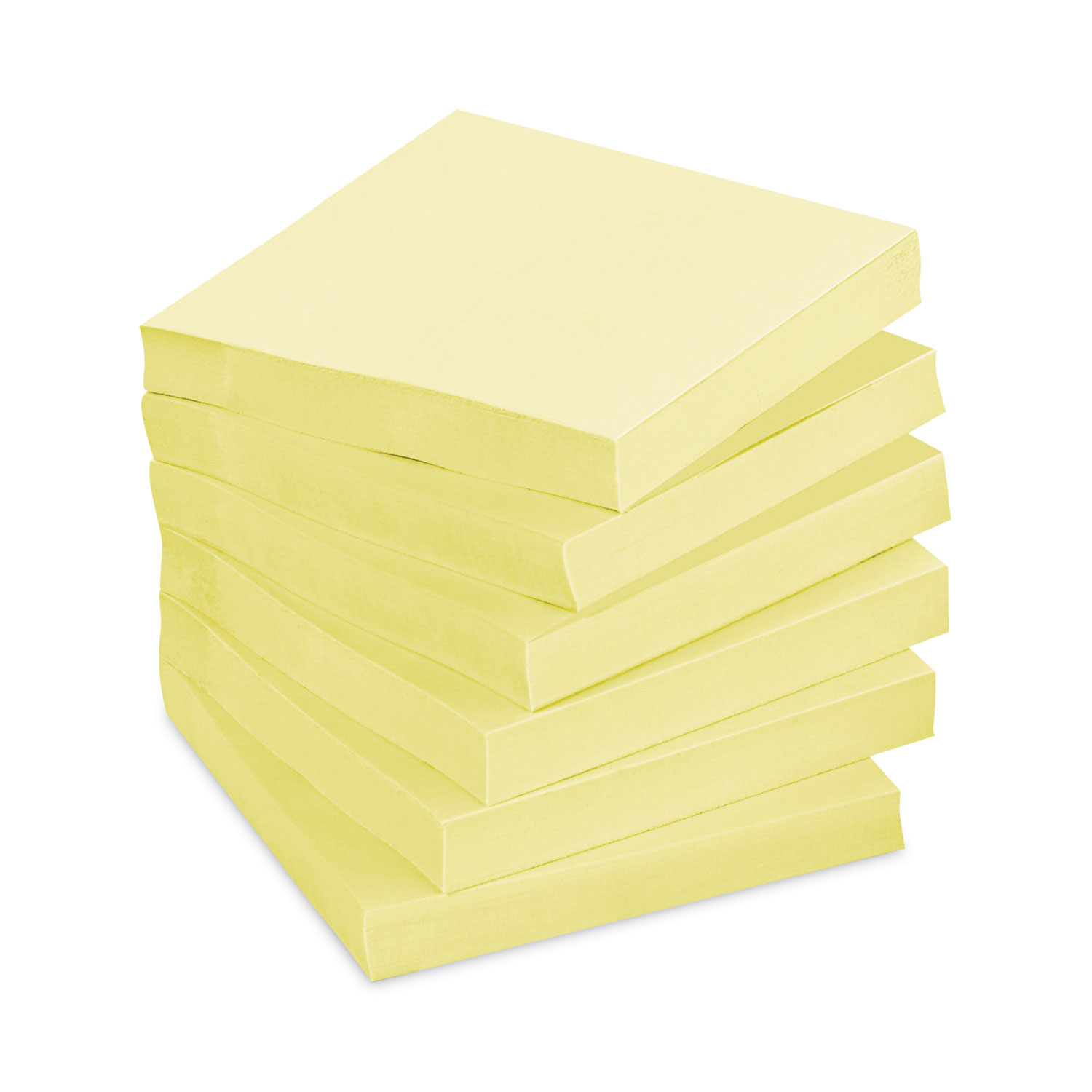Pads in Canary Yellow, 3" x 3", 90 Sheets/Pad, 12 Pads/Pack - The ...