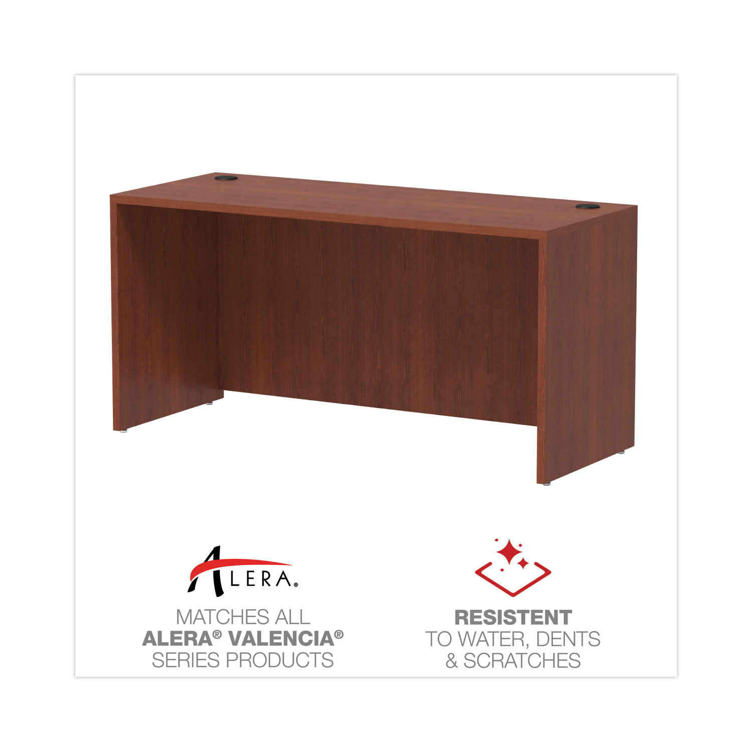 Alera Valencia Series Credenza Shell, 59.13w x 23.63d x 29.5h, Medium ...