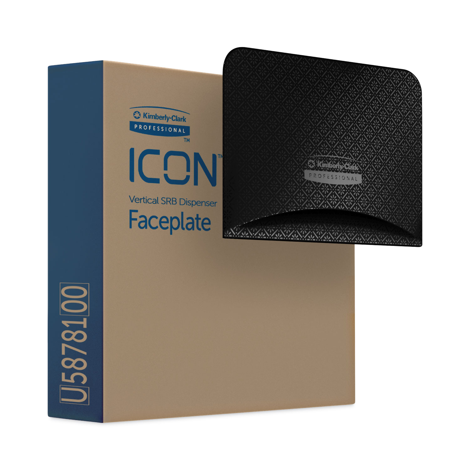 ICON Faceplate for Coreless Standard Roll Toilet Paper Dispenser, 4.25 ...