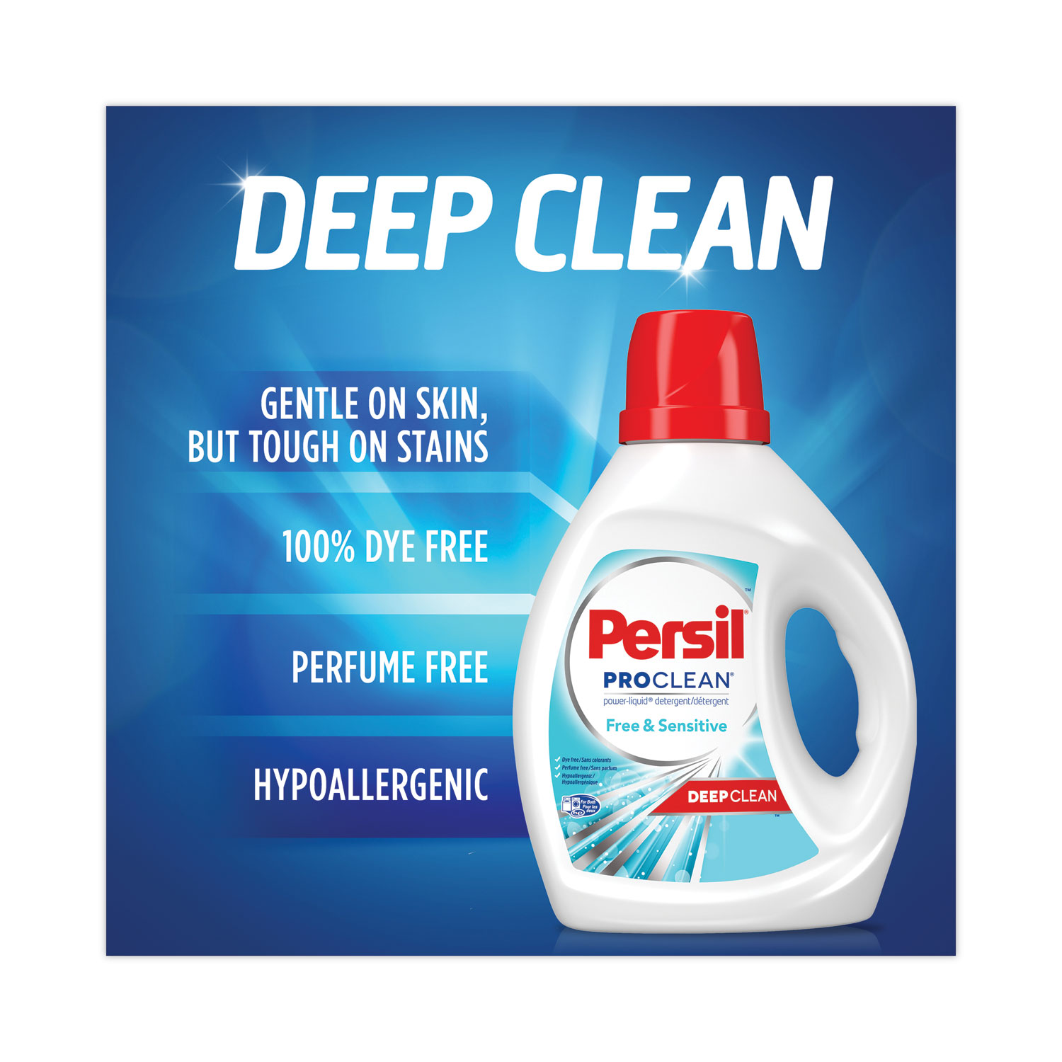 Persil® ProClean Power-Liquid Sensitive Skin Laundry Detergent, 100 oz ...