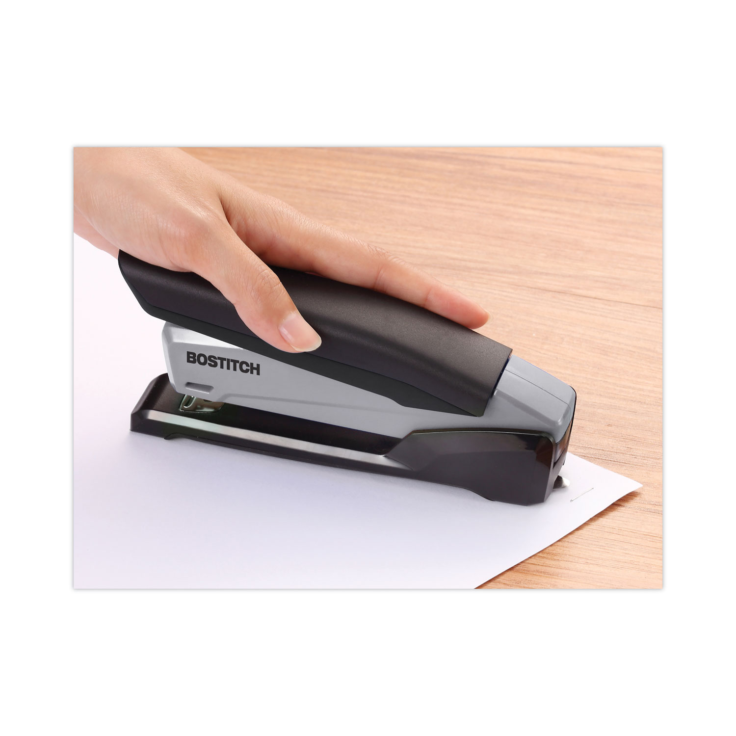 EcoStapler Spring-Powered Desktop Stapler, 20-Sheet Capacity, Gray ...