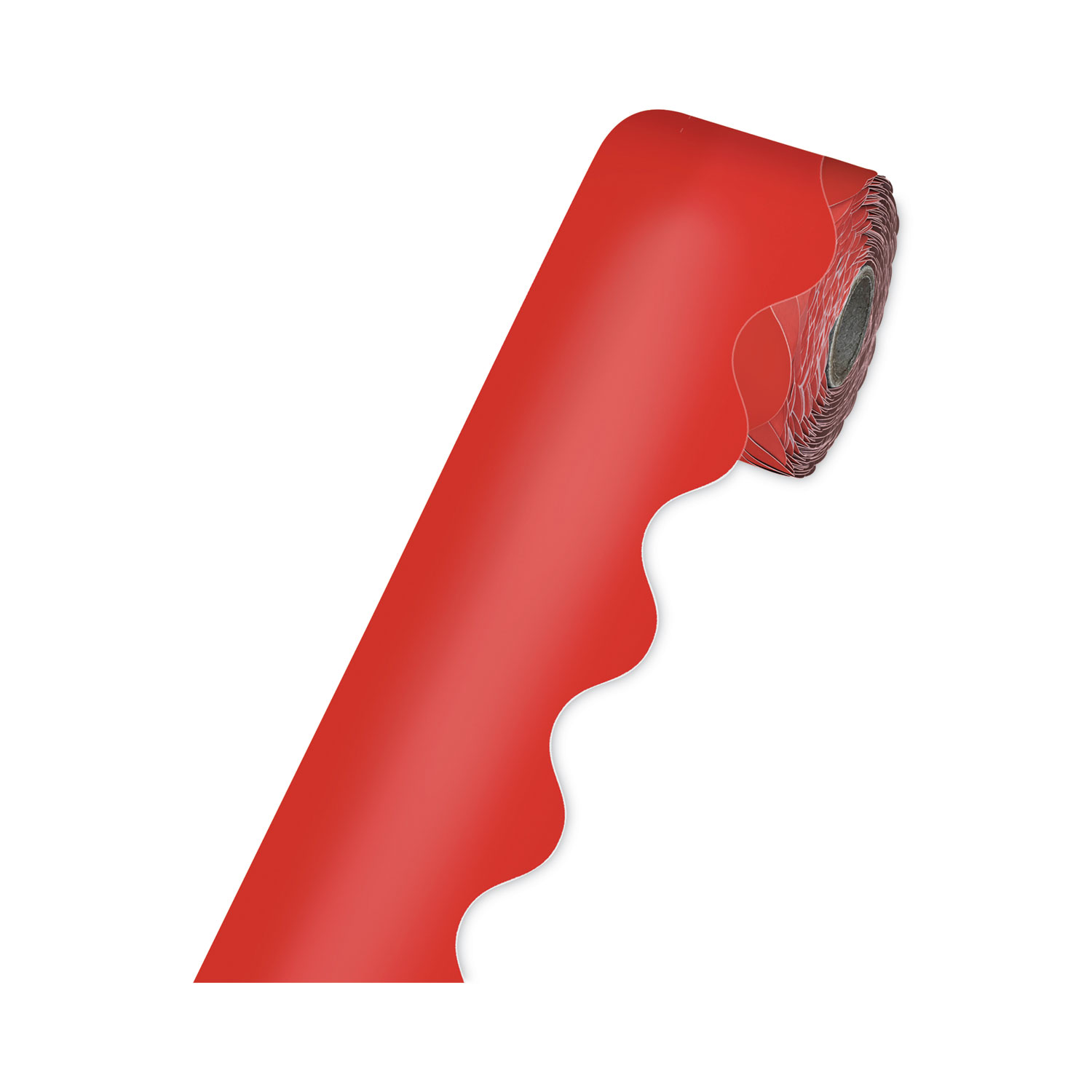 Rolled Borders, Scalloped Border, Back to School, 2.25" x 65 ft, Red ...