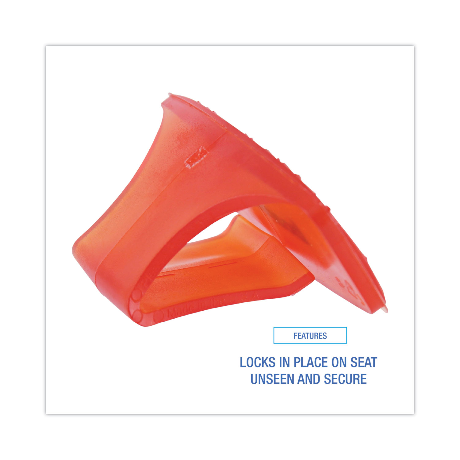 Toilet Bowl Clip, Mango Scent, Orange, 72/Carton - Sani-Chem Cleaning ...