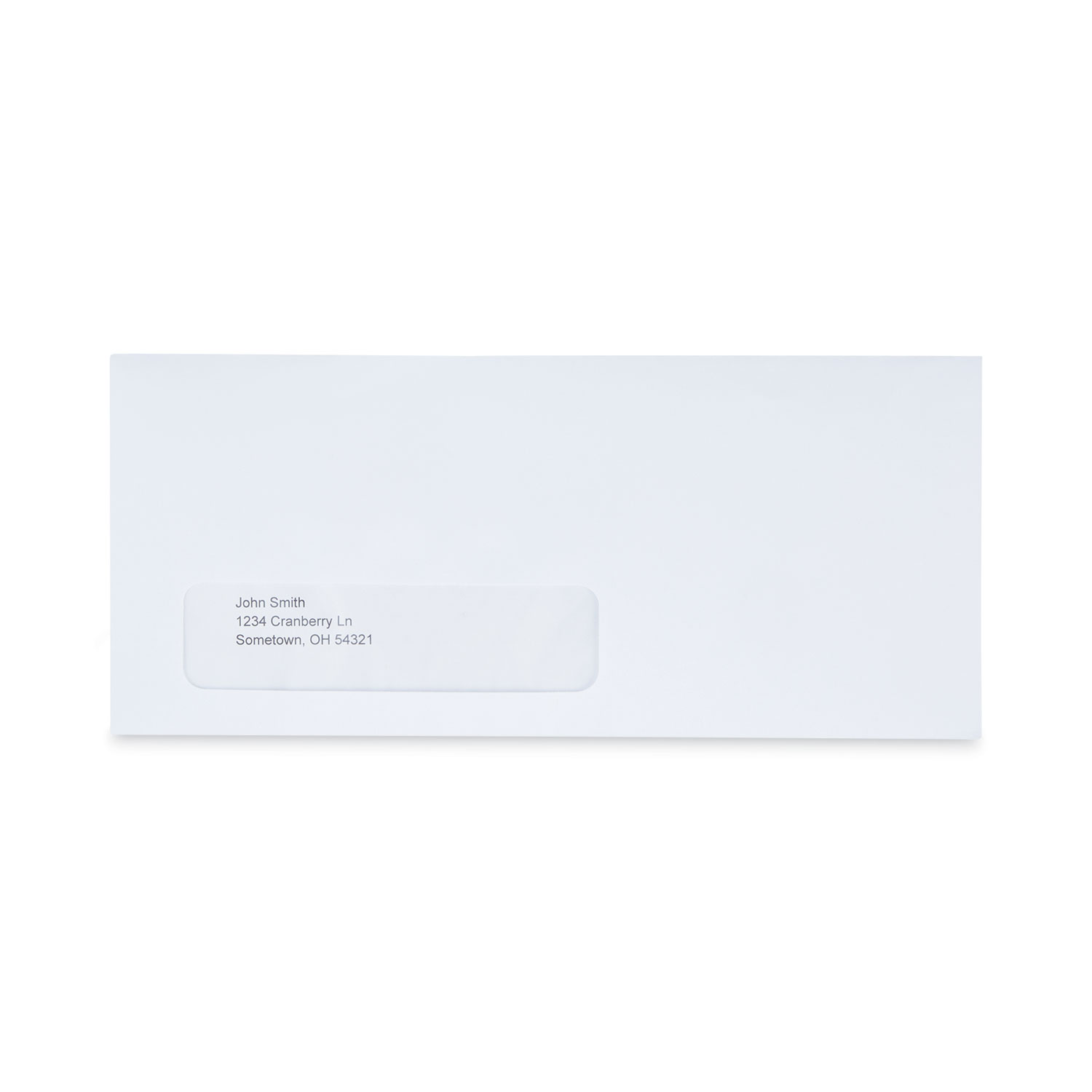 Peel Seal Strip Business Envelope, Address Window, #10, Square Flap ...