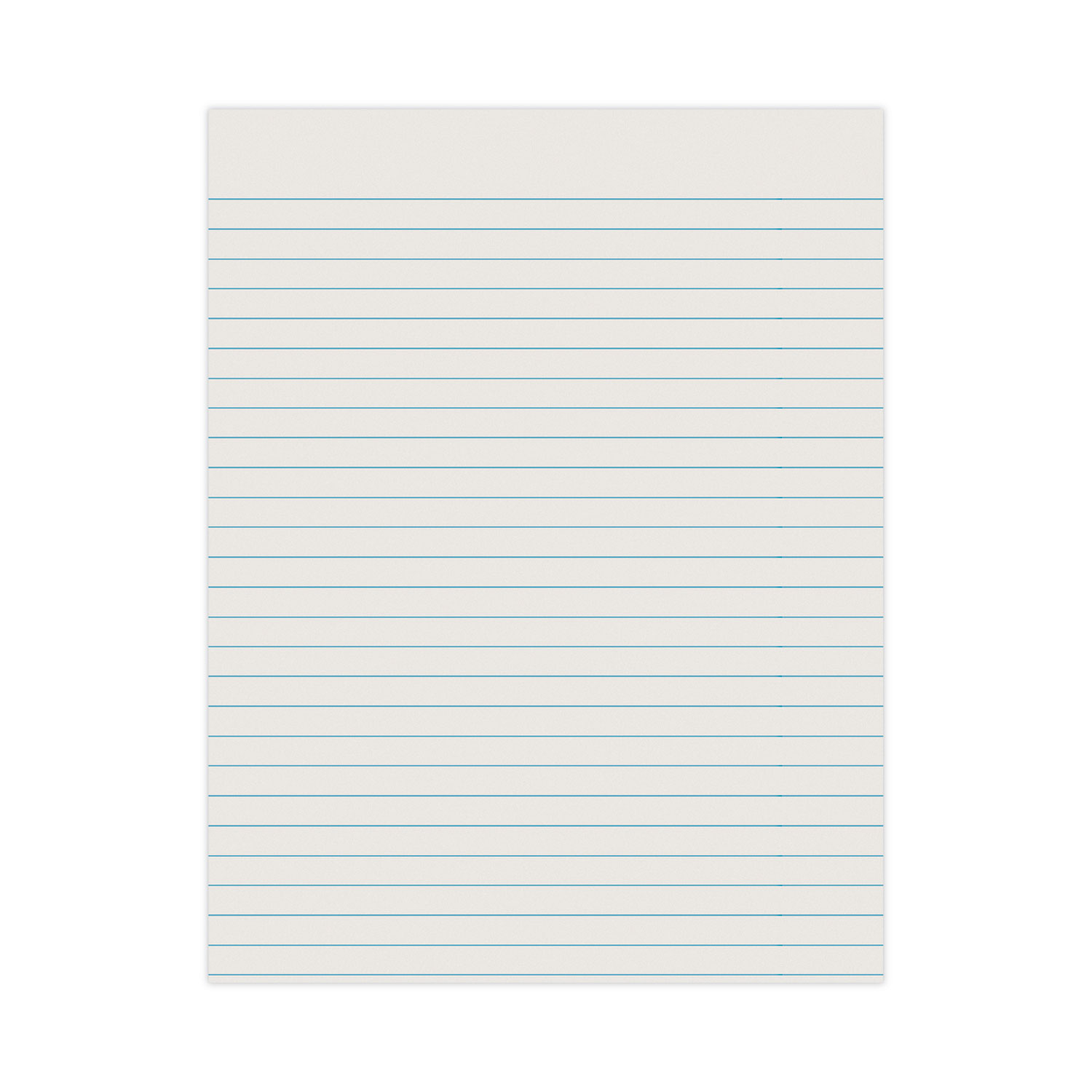 Ruled Newsprint Paper, 3/8" Short Rule, 8.5 x 11, 500/Pack - Reparto