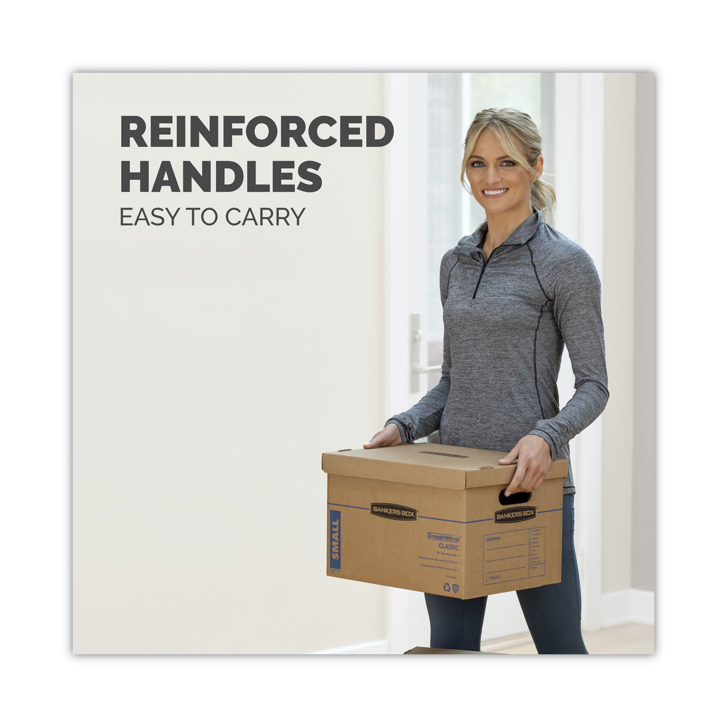 SmoothMove Classic Moving/Storage Boxes, Half Slotted Container (HSC ...