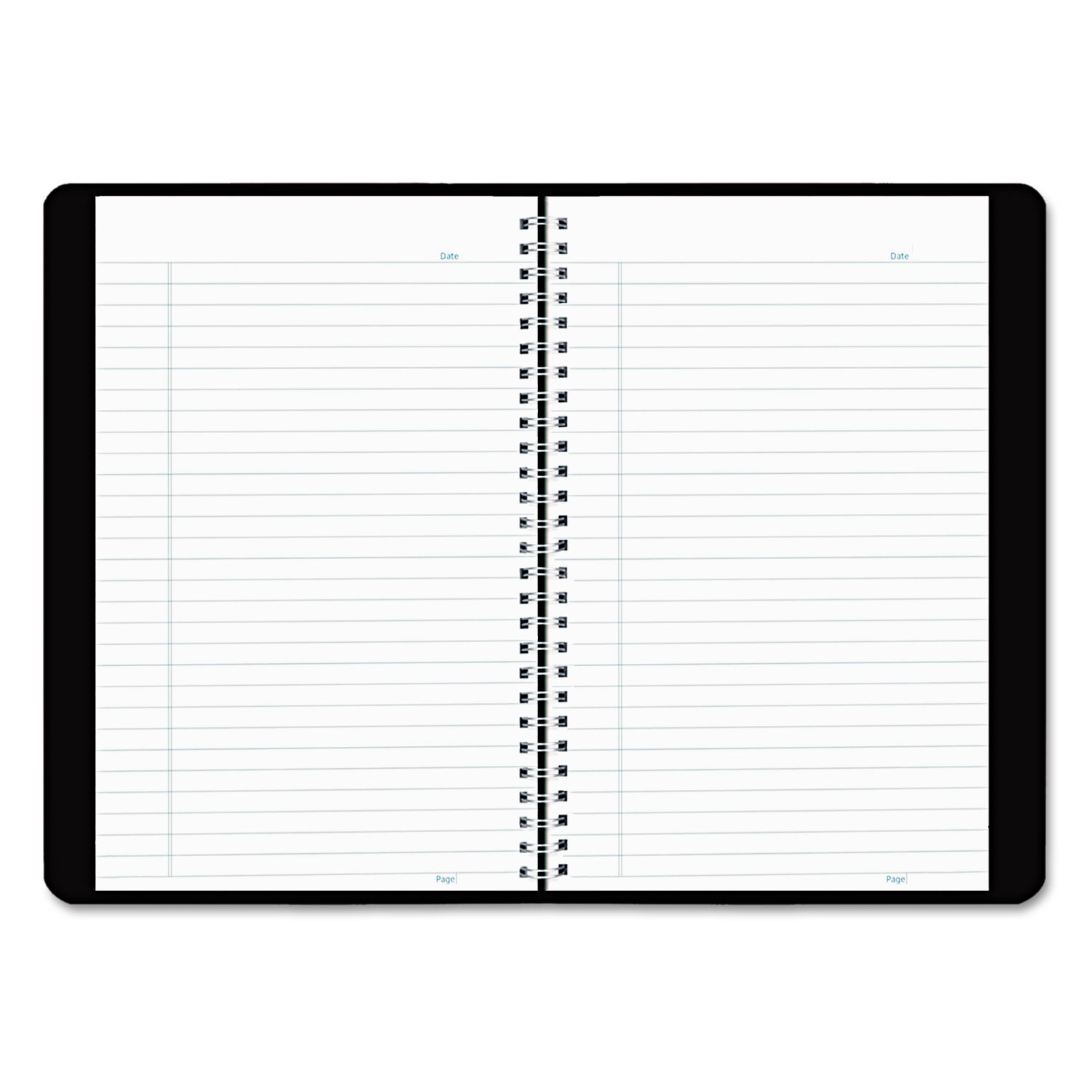 Blueline® Poly Cover Notebook, 9 3/8 x 6, Ruled, Twin Wire Binding ...
