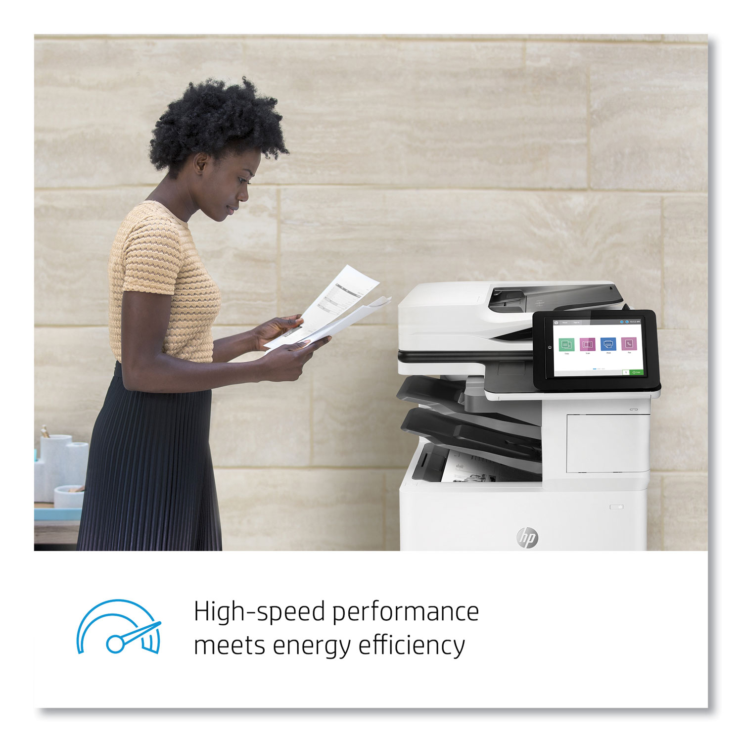 LaserJet Enterprise MFP M634z Multifunction Laser Printer, Copy/Fax ...