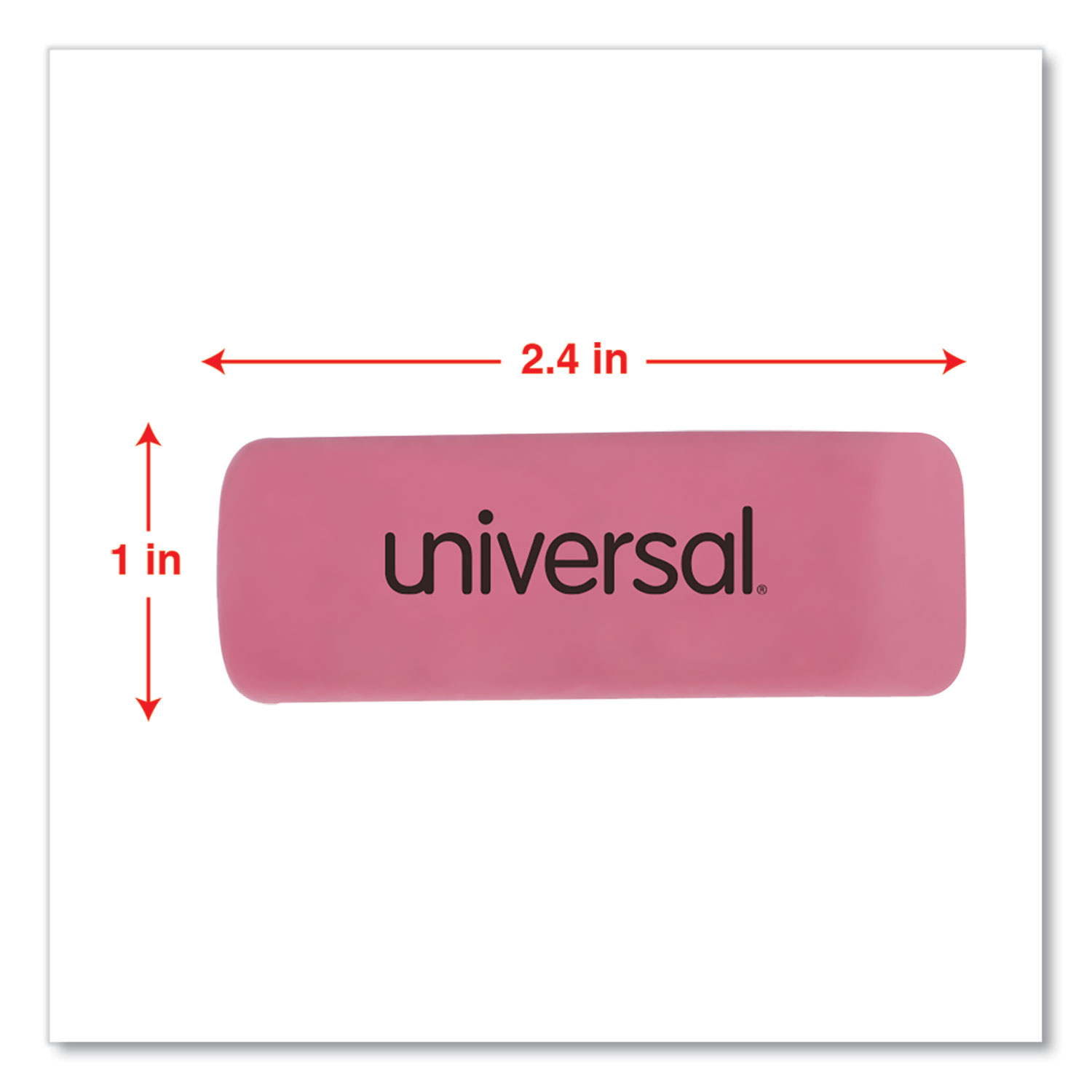 Bevel Block Erasers, For Pencil Marks, Slanted-Edge Rectangular Block ...