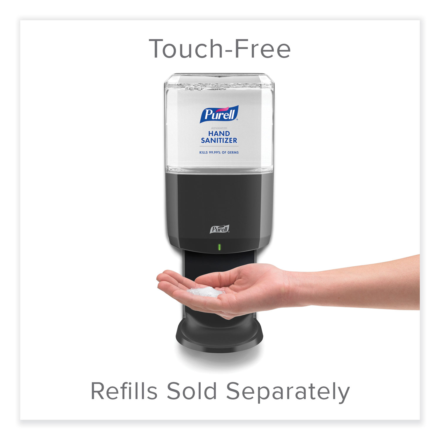 ES8 Touch Free Hand Sanitizer Dispenser, 1,200 mL, 5.25 x 8.56 x 12.13 ...