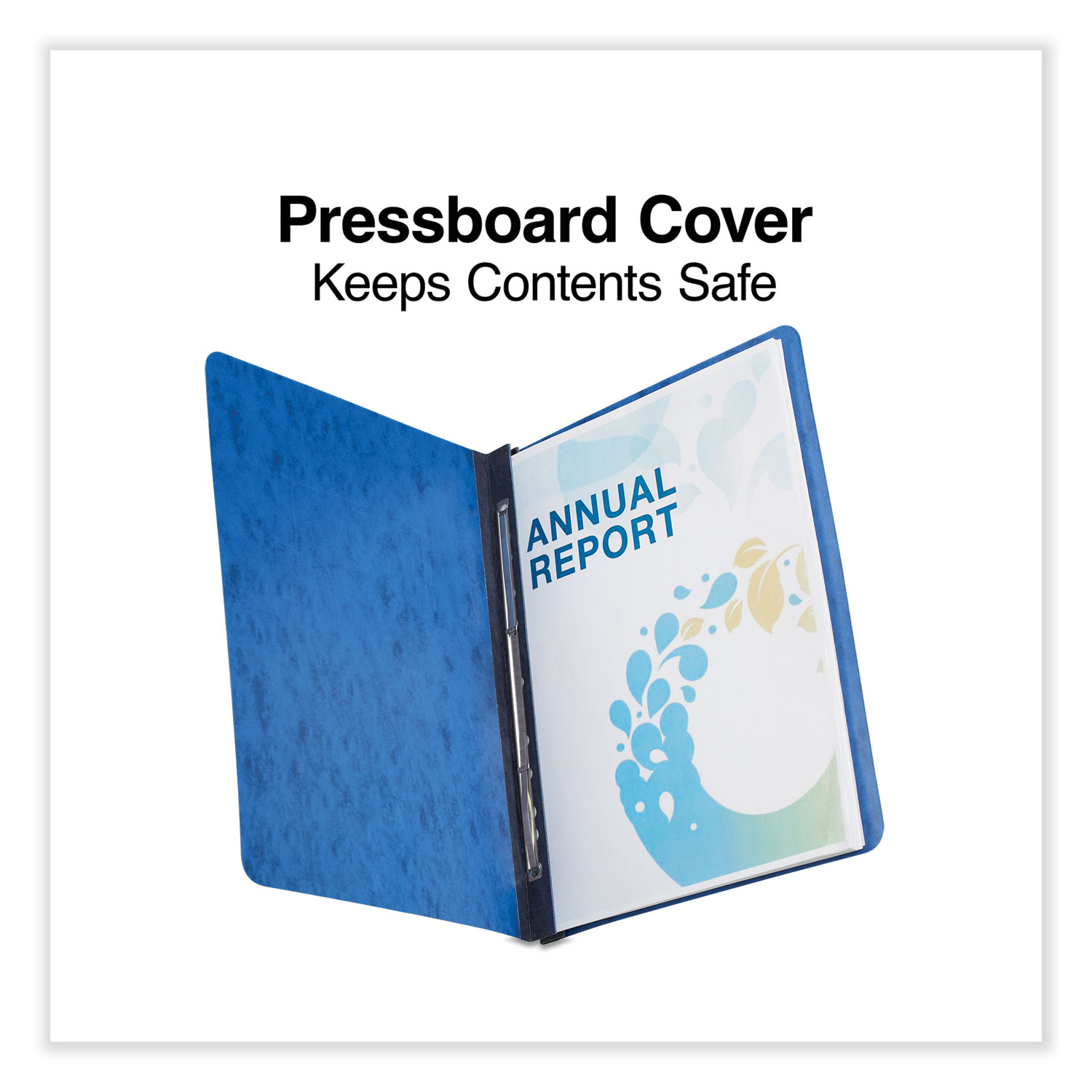 Pressboard Report Cover, Two-Piece Prong Fastener, 3" Capacity, 8.5 x ...