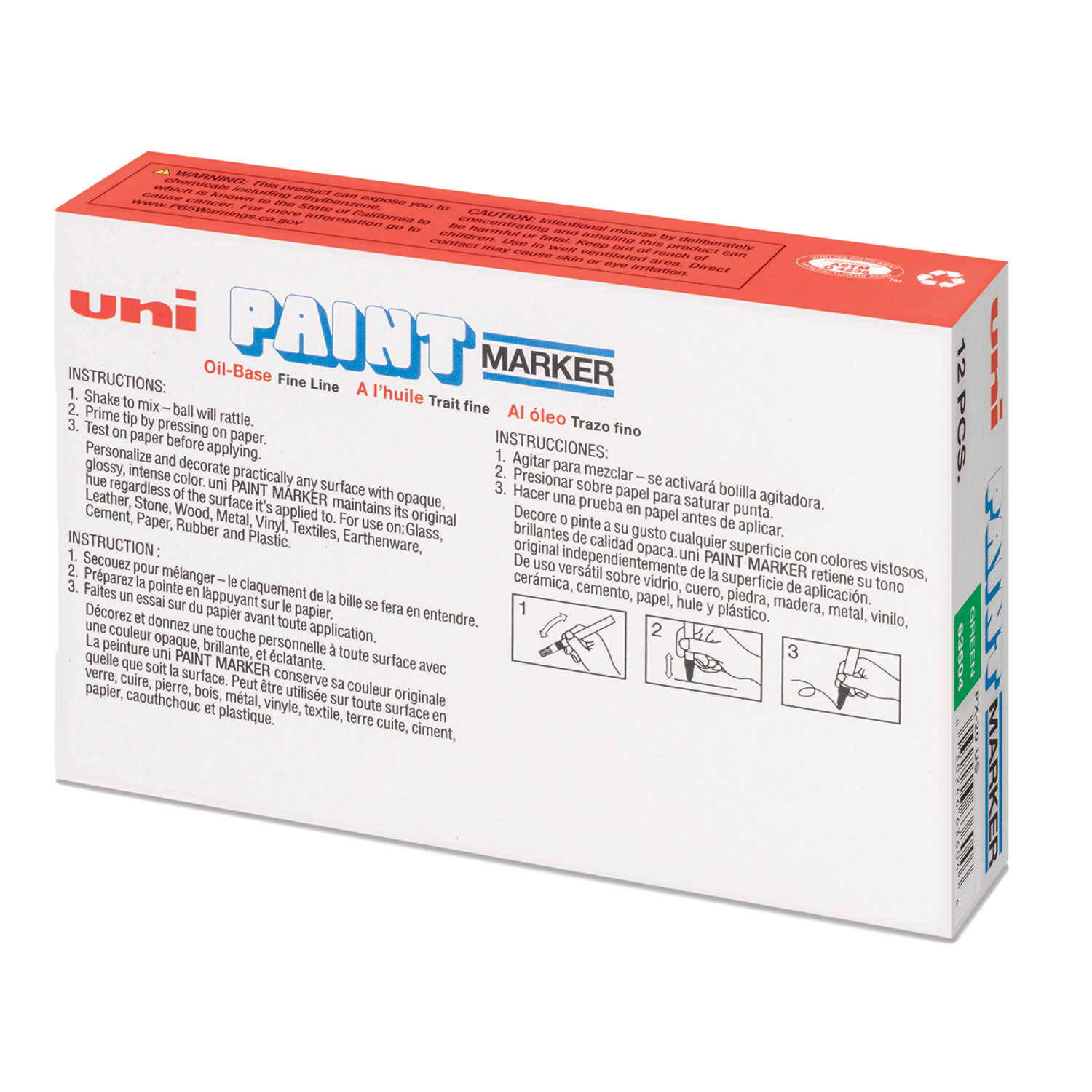 Permanent Marker, Medium Bullet Tip, Green - Louisiana Association for ...