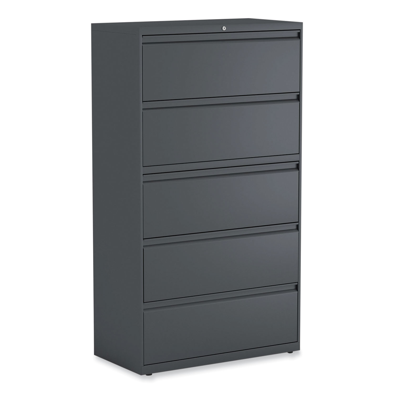 Lateral File, 5 Legal/Letter/A4/A5-Size File Drawers, Charcoal, 36" x ...