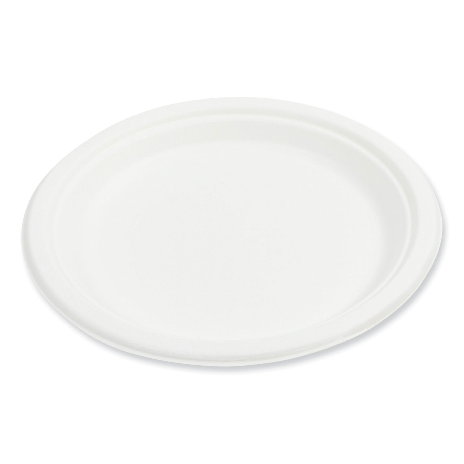 Eco Dine Greenwave 9" Round Bagasse Fiber Compostable Plates, 500/Case ...
