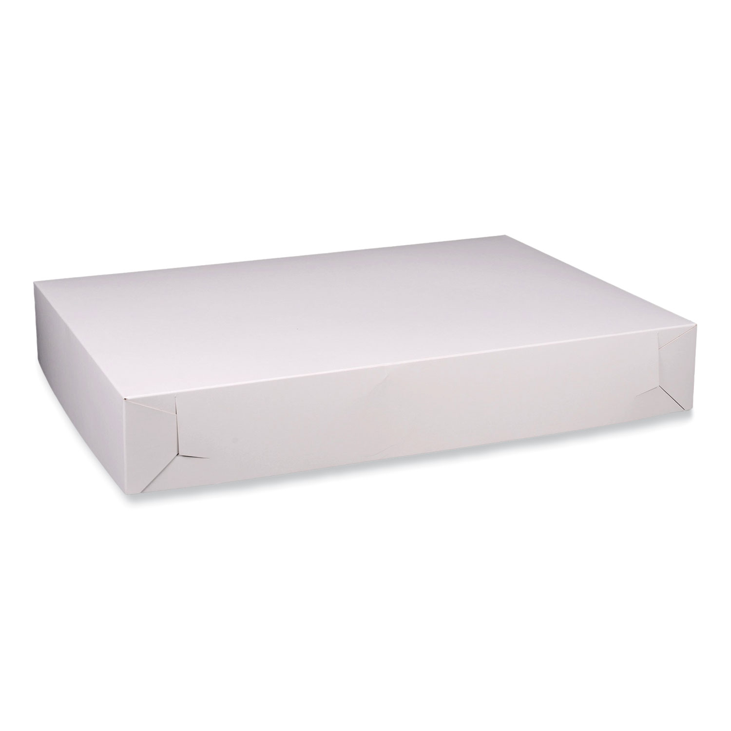 Bakery Boxes, Standard, 26 x 18.5 x 4, White, Paper, 2-Piece Box, Each ...