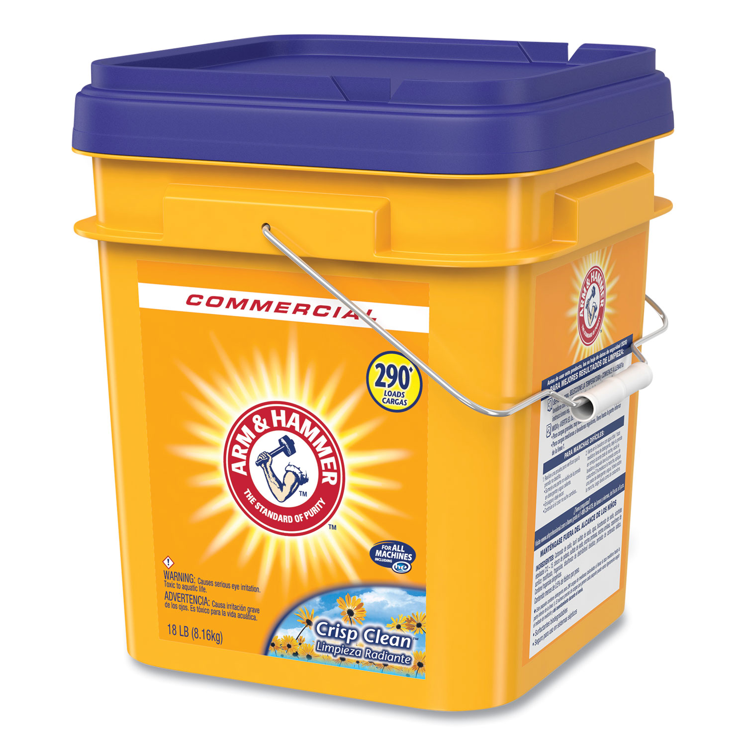 Arm & Hammer™ Powder Laundry Detergent, Crisp Clean, 18 lb Pail ; | New ...