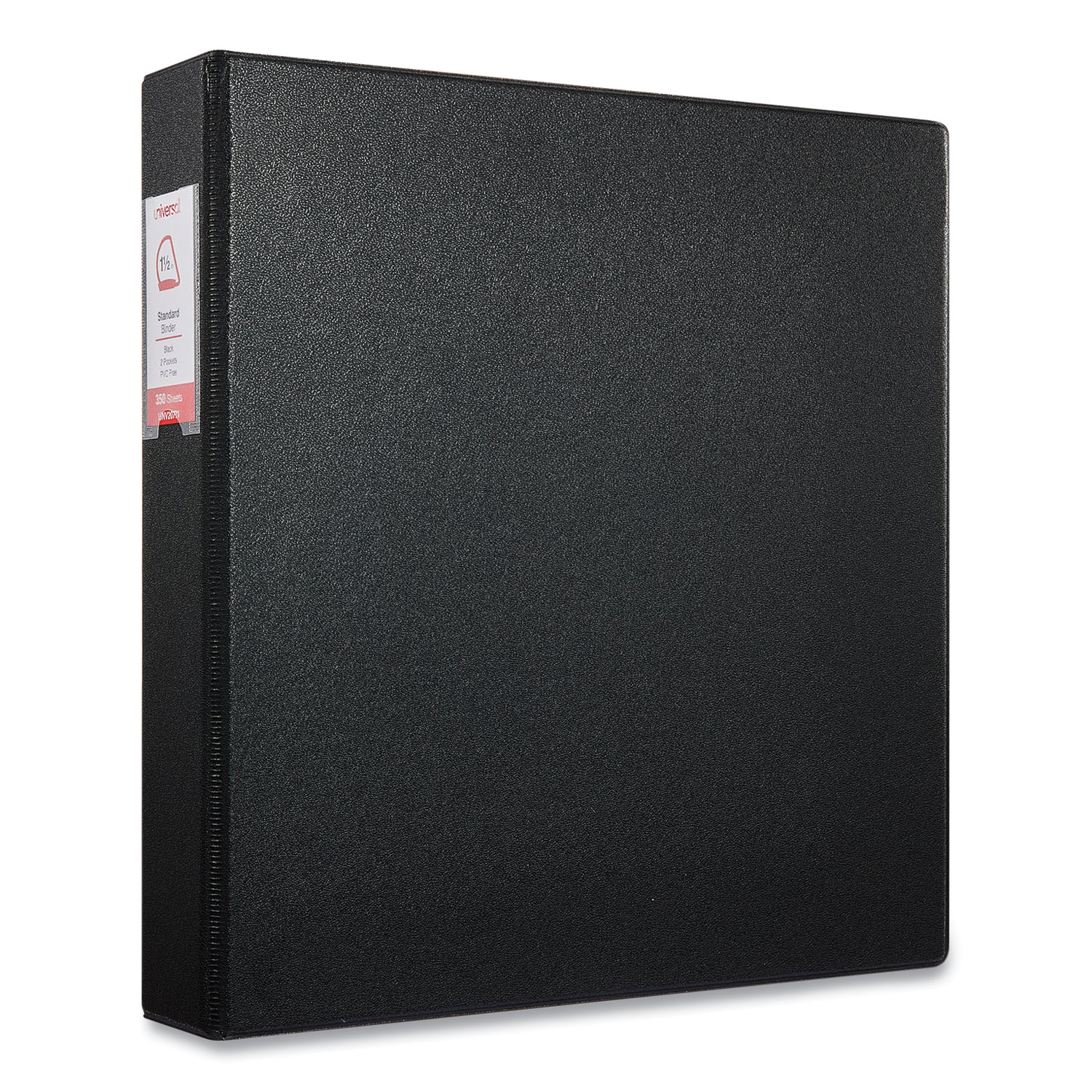 Deluxe Non-View D-Ring Binder with Label Holder, 3 Rings, 1.5" Capacity ...