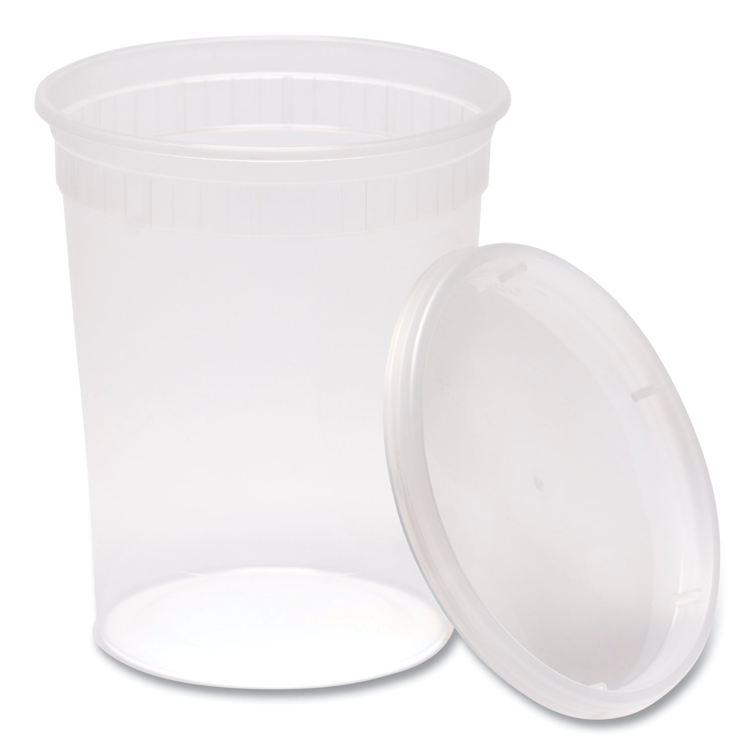 Tri-Pak Plastic Deli Container Bulk Pack, 32 oz, Clear, Plastic, 480 ...