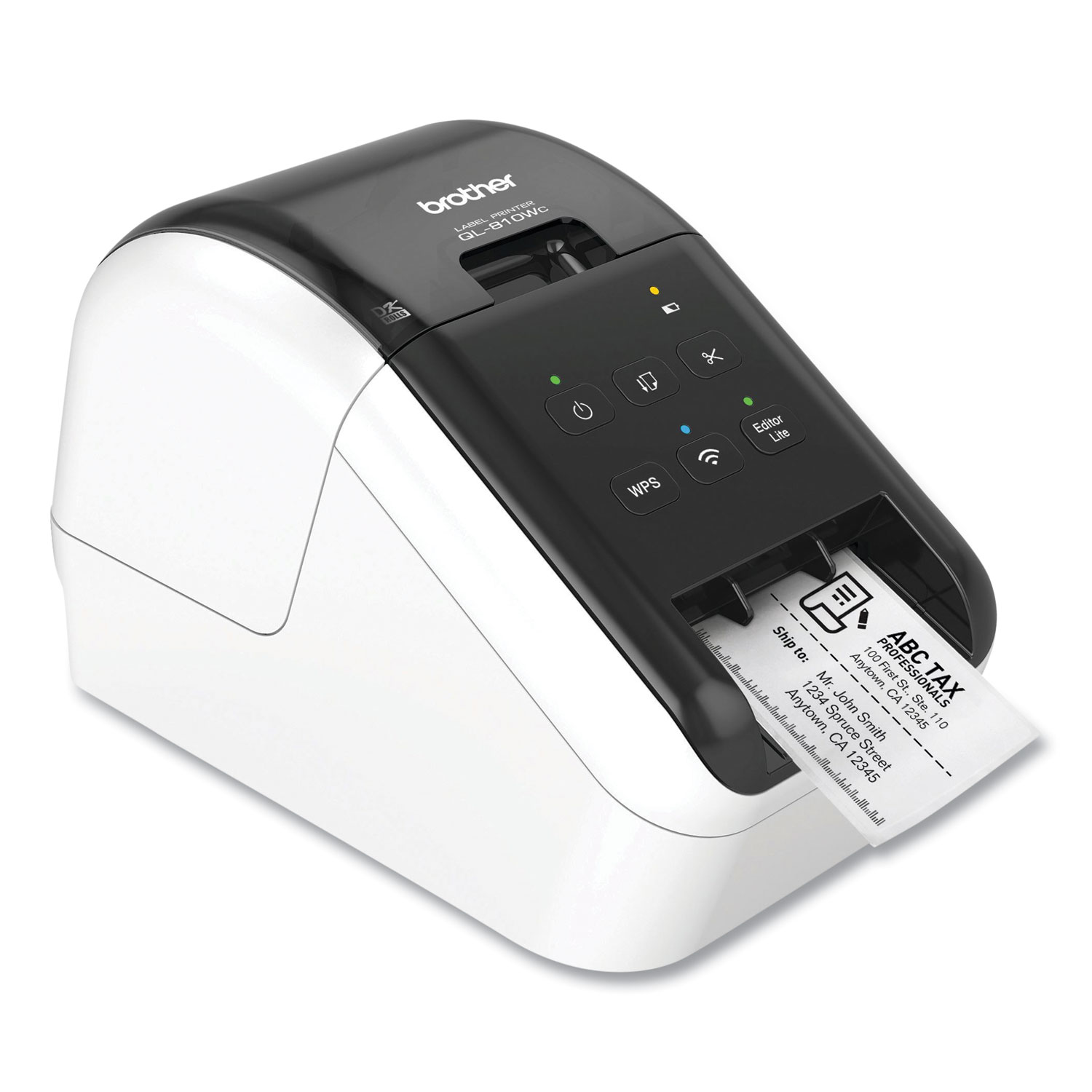 QL-810WC Ultra Fast Label Printer, 110 Labels/min Print Speed, 5 x 5.7 ...