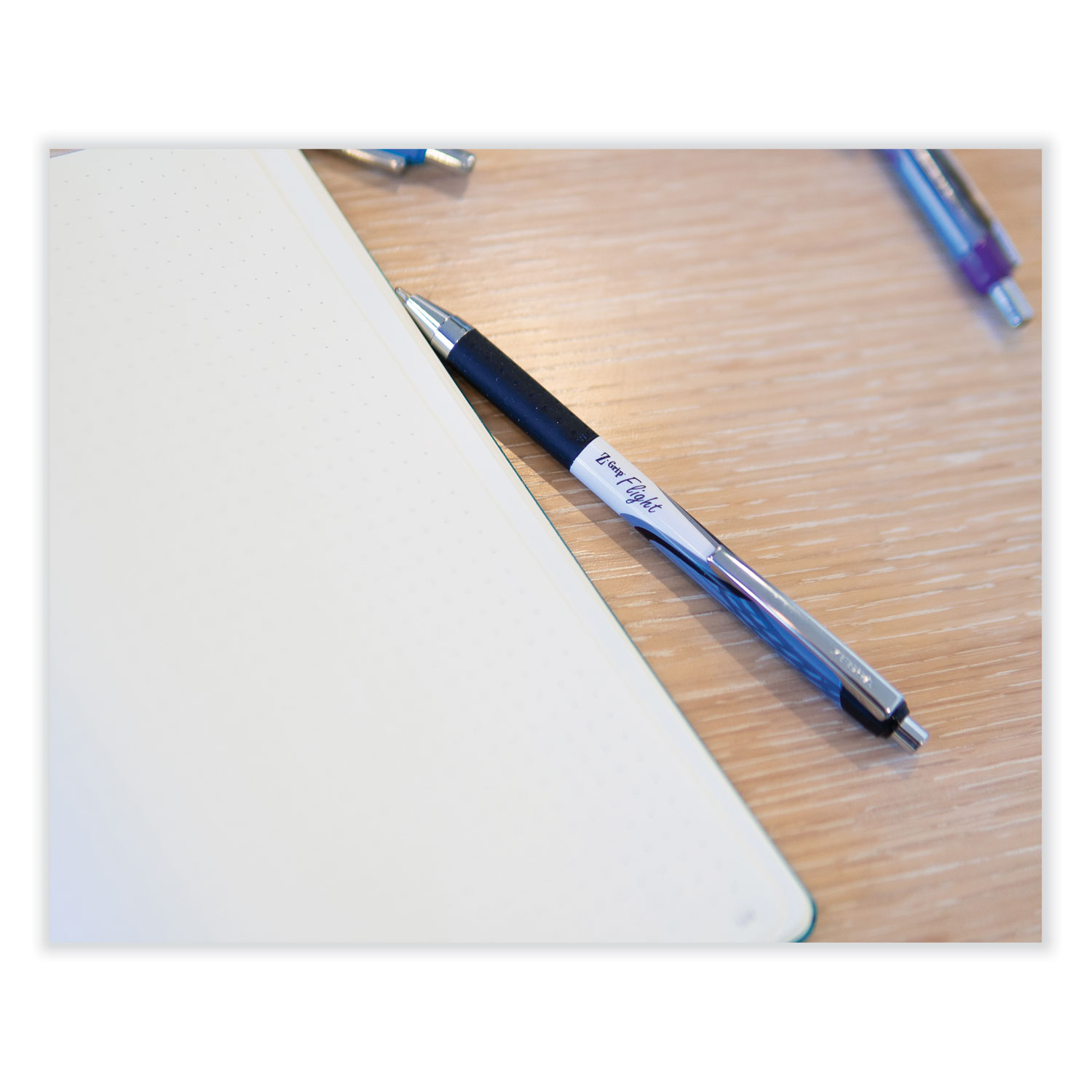 Z-Grip Flight Ballpoint Pen, Retractable, Bold 1.2 mm, Black Ink, Black ...