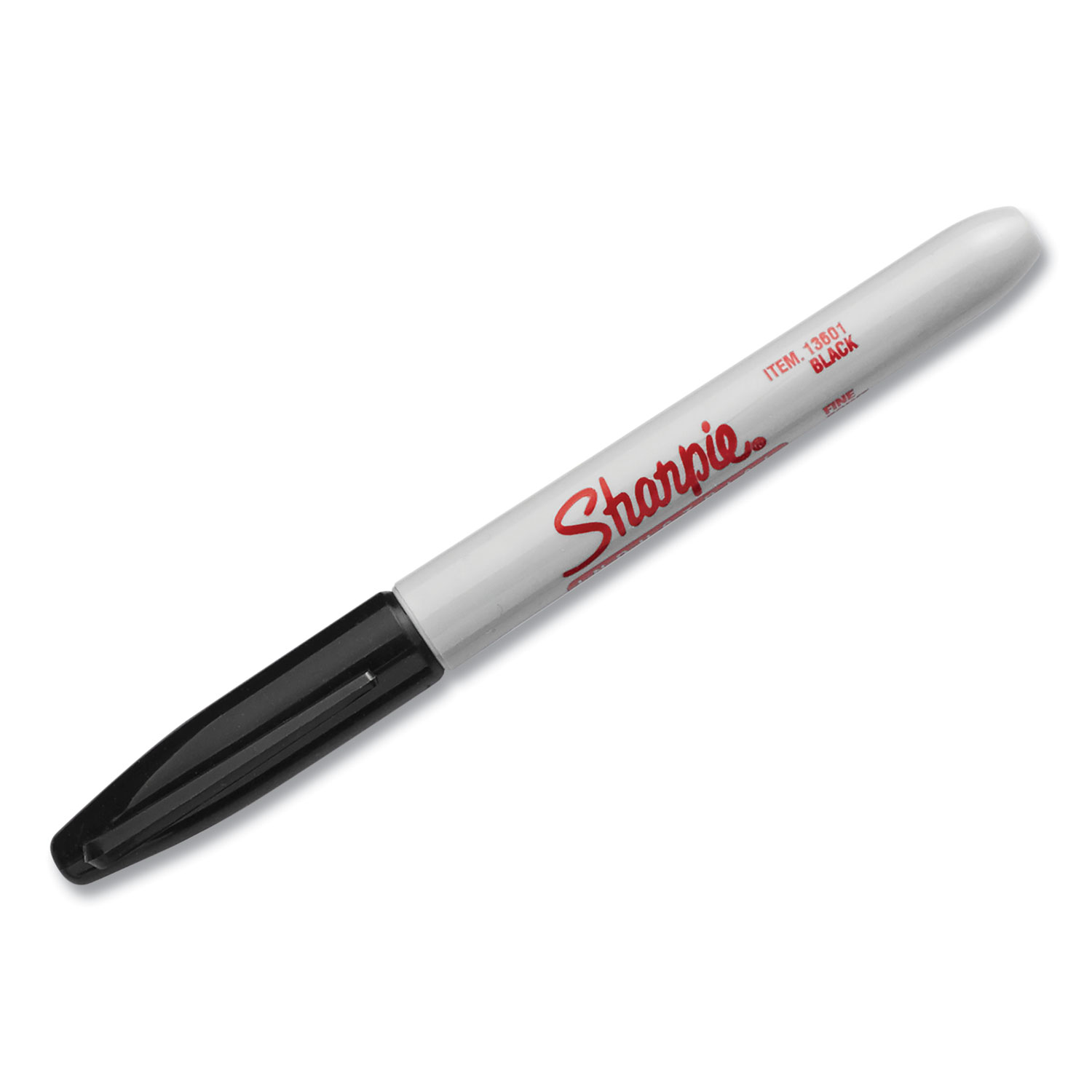Sharpie® Industrial Permanent Markers, Fine Bullet Tip, Black, Dozen ...