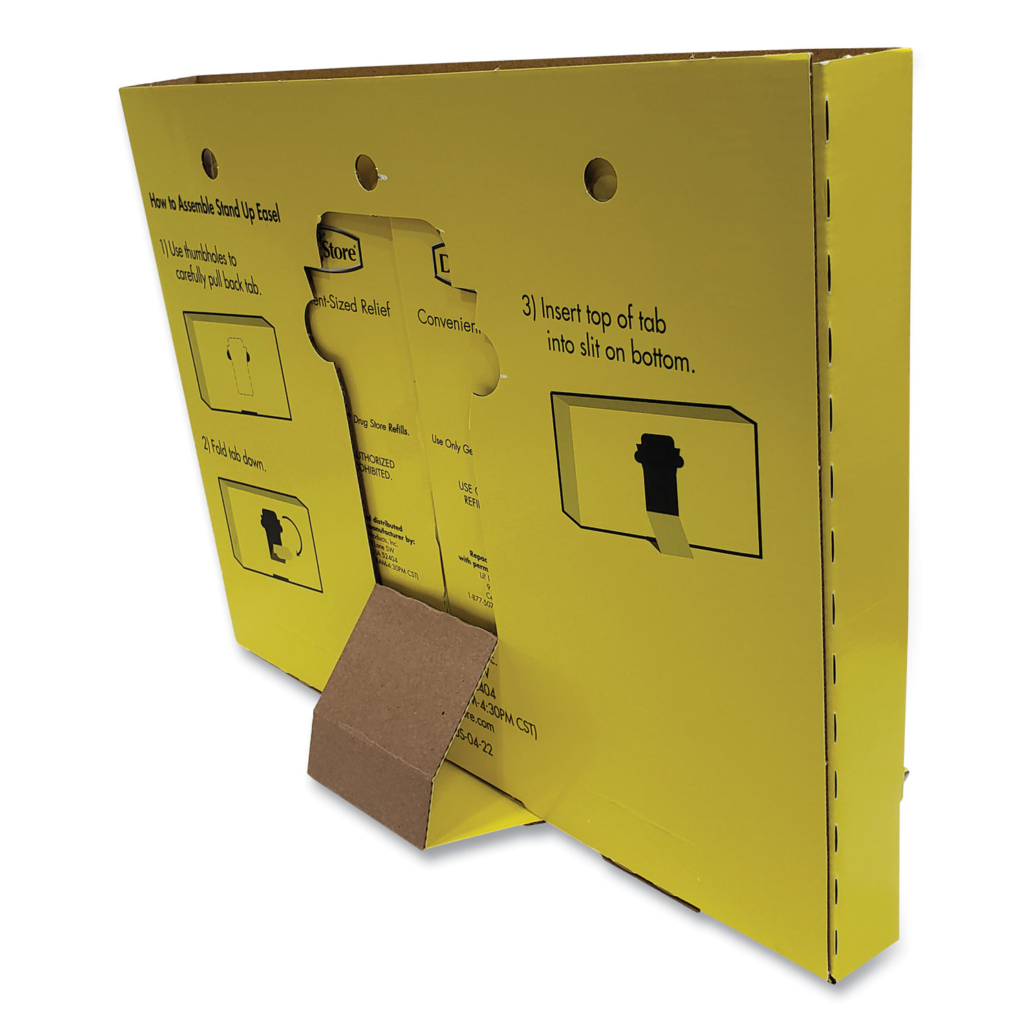 Single-Dose Medicine Dispenser, 105-Pieces, Plastic Case, Yellow - Zerbee