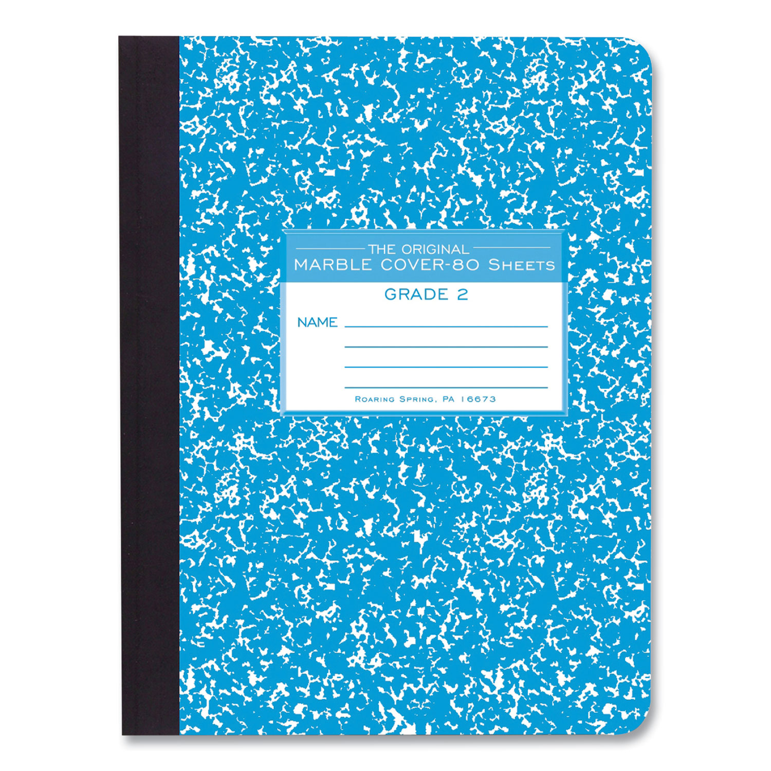 Grade School Ruled Composition Book, Grade 2 Manuscript Format, Blue ...