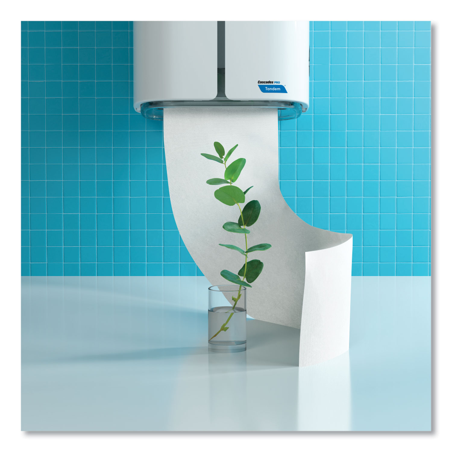 Cascades PRO Tandem No Touch High Capacity Bath Tissue Dispenser, 7 x 6 ...