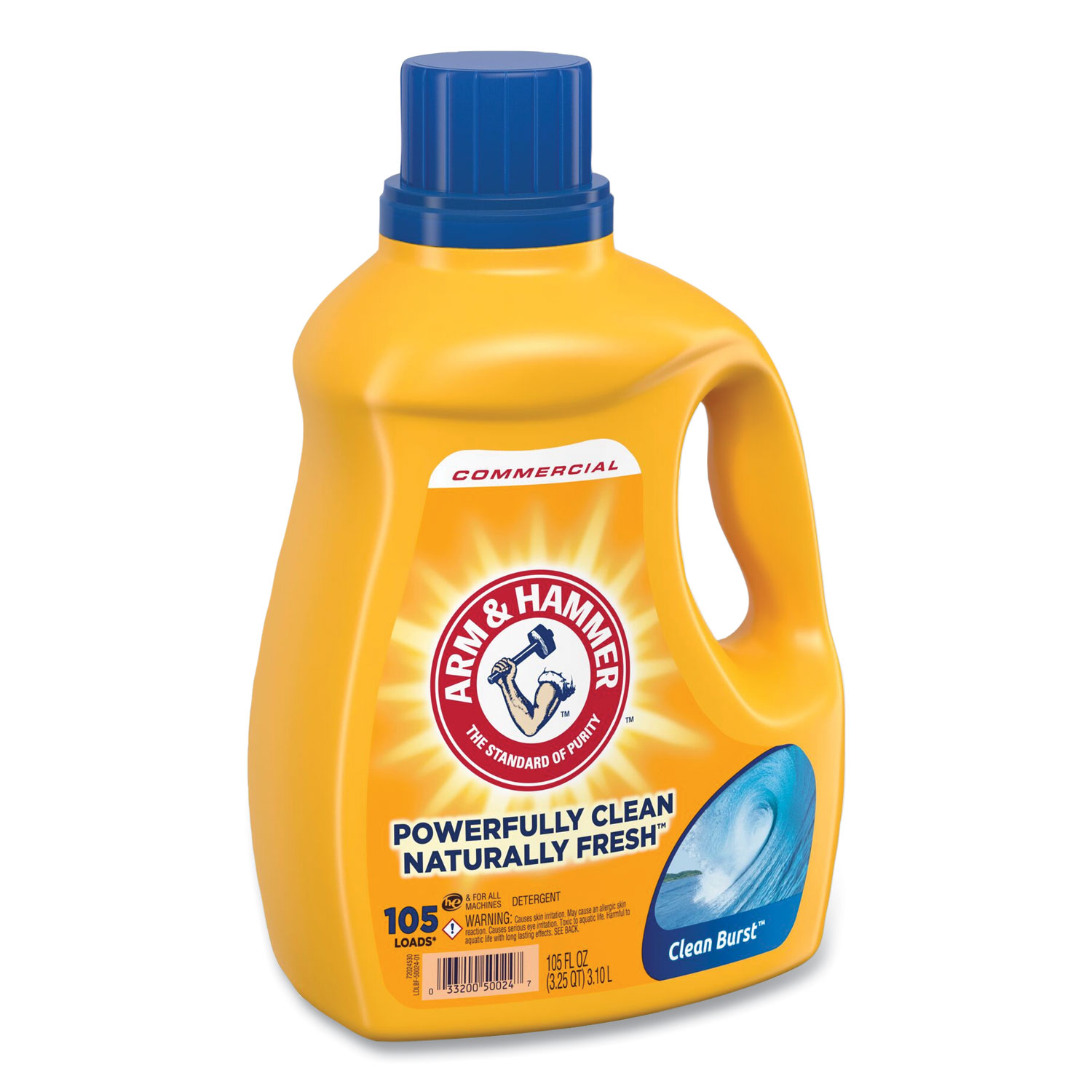 Arm & Hammer™ Dual HE Clean-Burst Liquid Laundry Detergent, 105 oz ...
