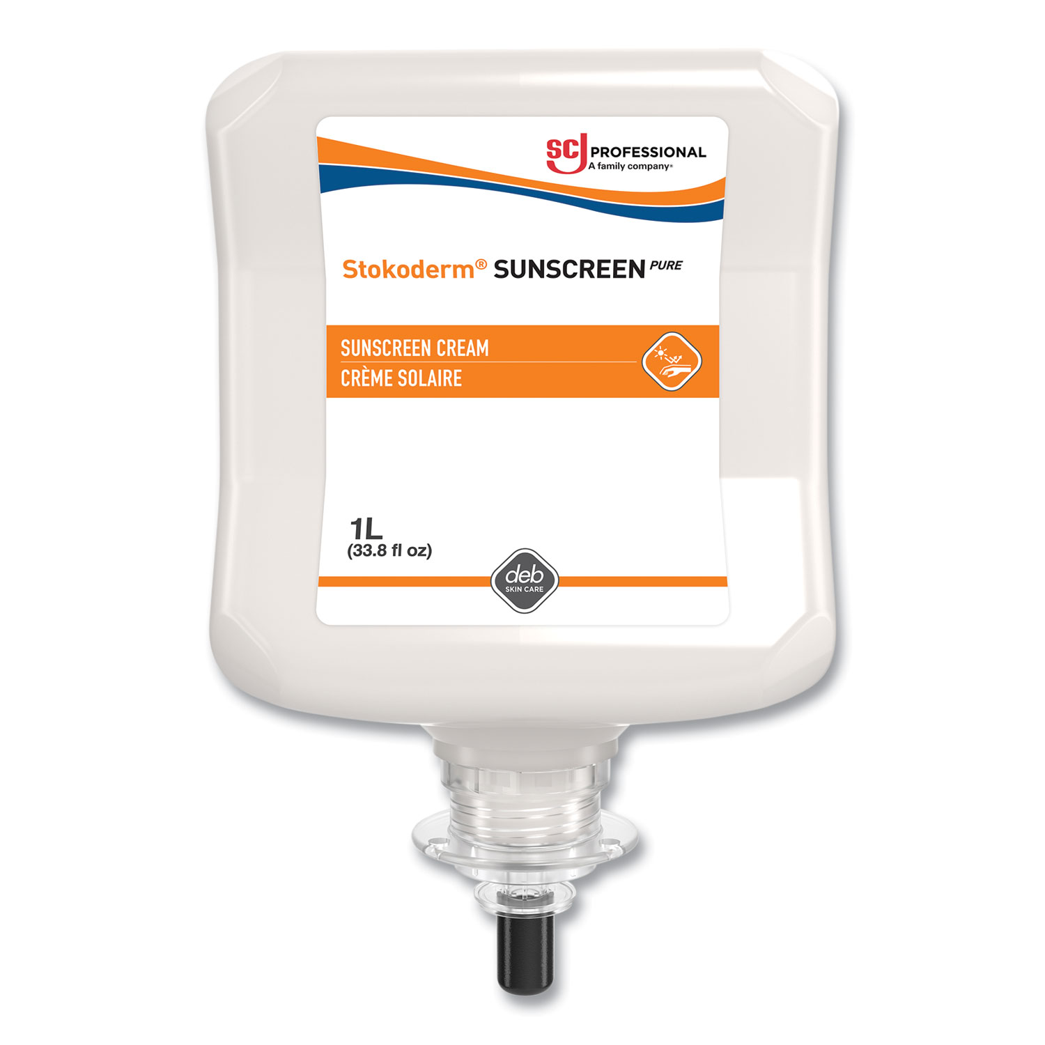 SC Johnson Professional® Stokoderm Sunscreen PURE, 1 L Refill, 6/Carton ...